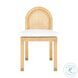 Amara Natural Rattan Arched Back Dining Chair From TOV | Coleman Furniture