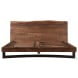 Bent Brown King Platform Bed from Moes Home | Coleman Furniture