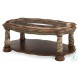 Villa Valencia Classic Chestnut Rectangular Occasional Table Set From ...