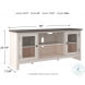 Dorrinson Two Tone 60" TV Stand from Ashley | Coleman Furniture