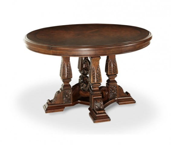Windsor Court Round Dining Table from Aico (70001) | Coleman Furniture