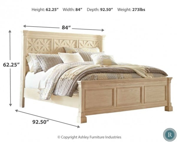 Bolanburg White Cal. King Panel Bed from Ashley | HomeGalleryStore.com ...