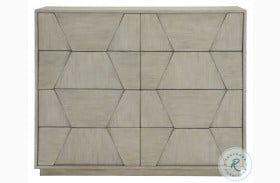 Linea Cerused Greige Upholstered Panel Bedroom Set from Bernhardt ...