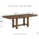 Moriville Grayish Brown Extendable Rectangular Dining Table from Ashley ...