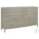 Linea Cerused Greige Upholstered Panel Bedroom Set from Bernhardt ...