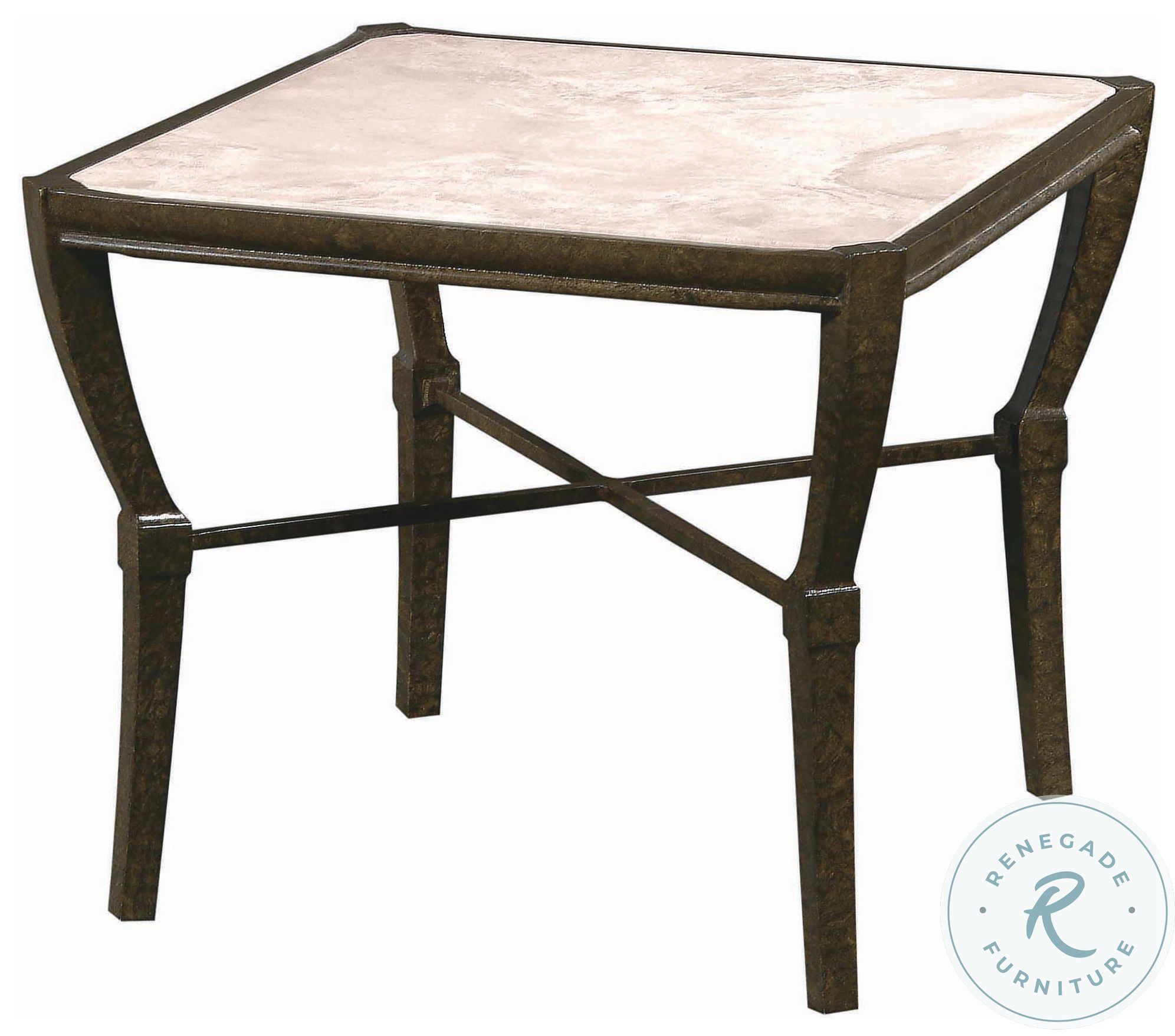 Andalusia Cordoba And Limestone Side Table From Century Furniture ...