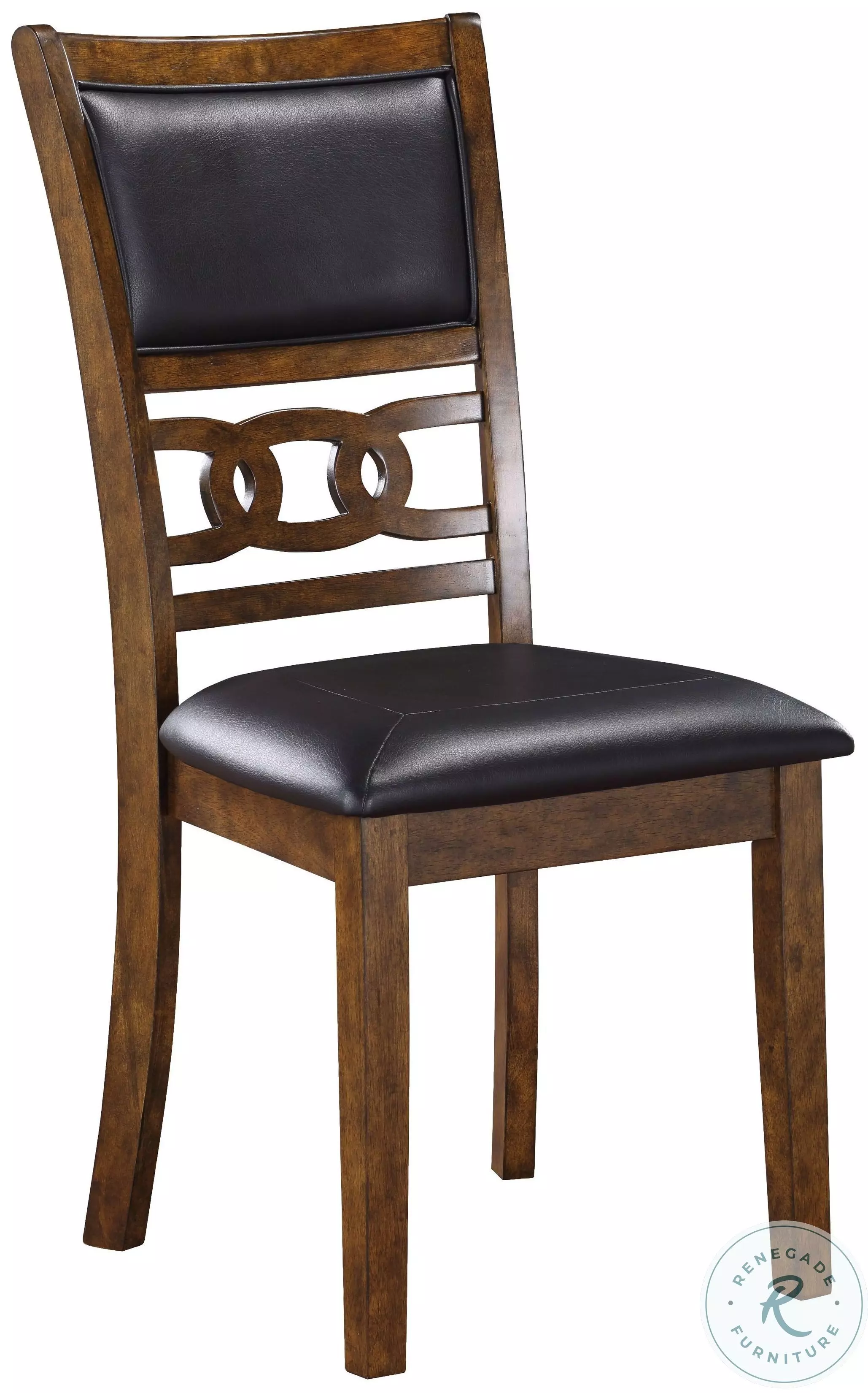 Gia Brown Dining Chair Set of 2 from New Classic | Coleman Furniture