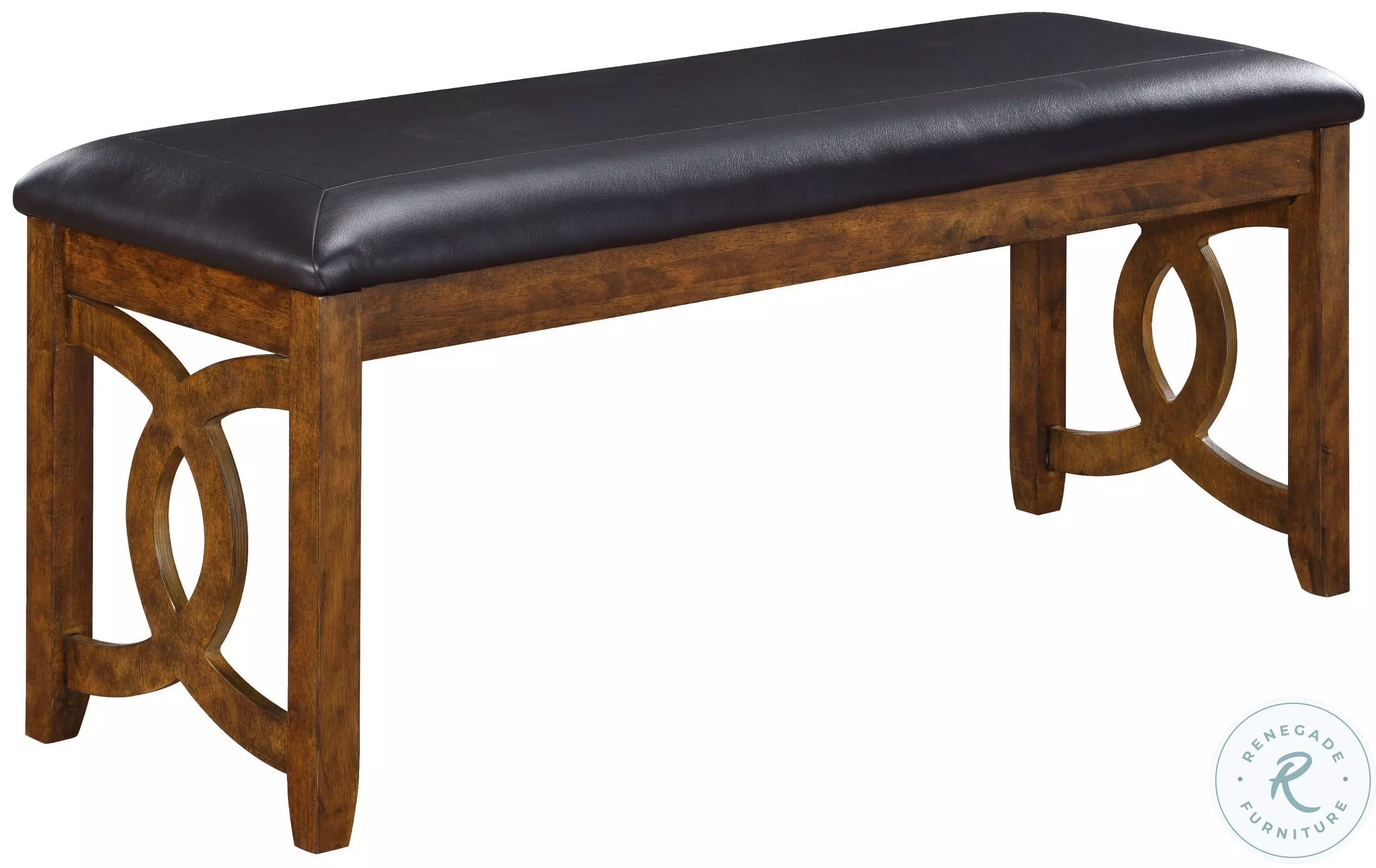 Gia Brown 46" Bench From New Classic | Coleman Furniture