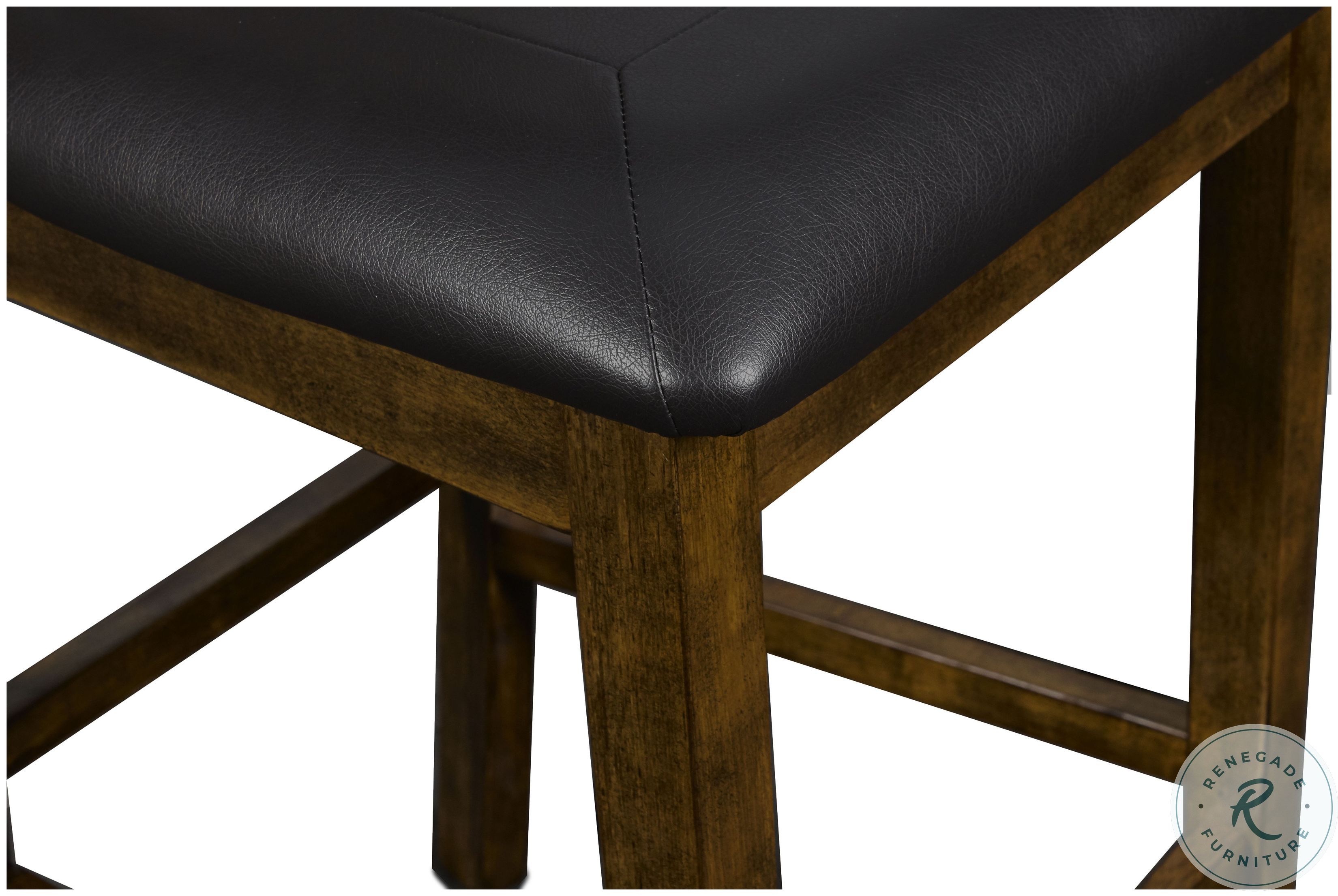 Gia Brown 3 Piece 30" Counter Height Dining Set from New Classic ...
