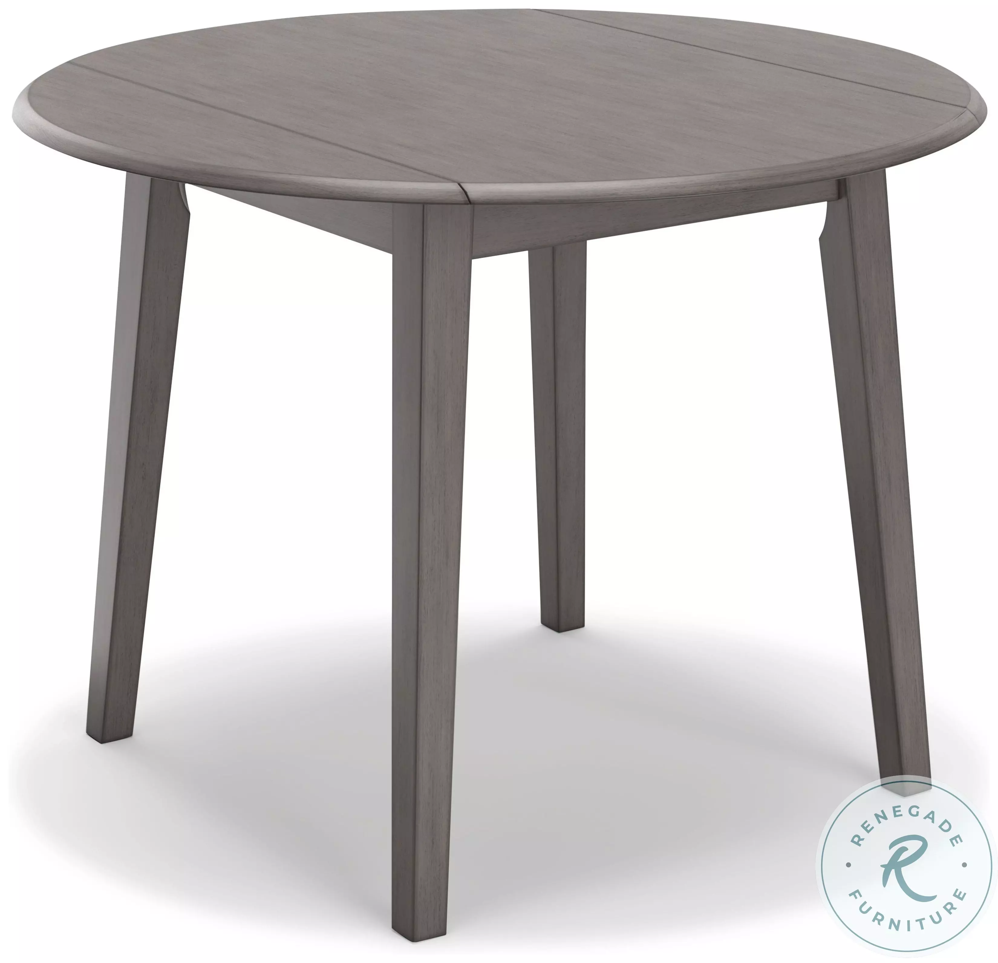 Shullden Gray Drop Leaf Dining Table From Ashley Furniture | Coleman Furniture