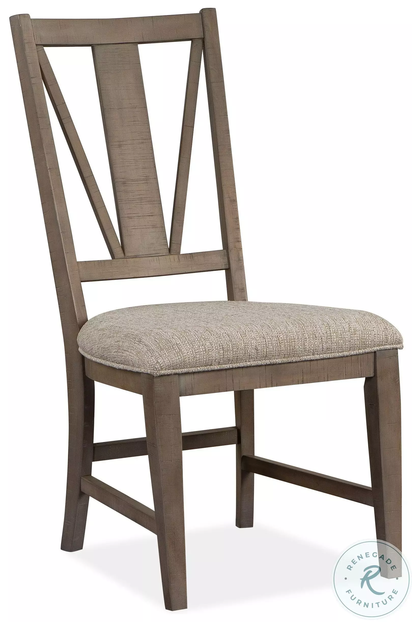 Ashton Grove Dovetail Grey Upholstered Side Chair Set Of 2 From Crafted ...