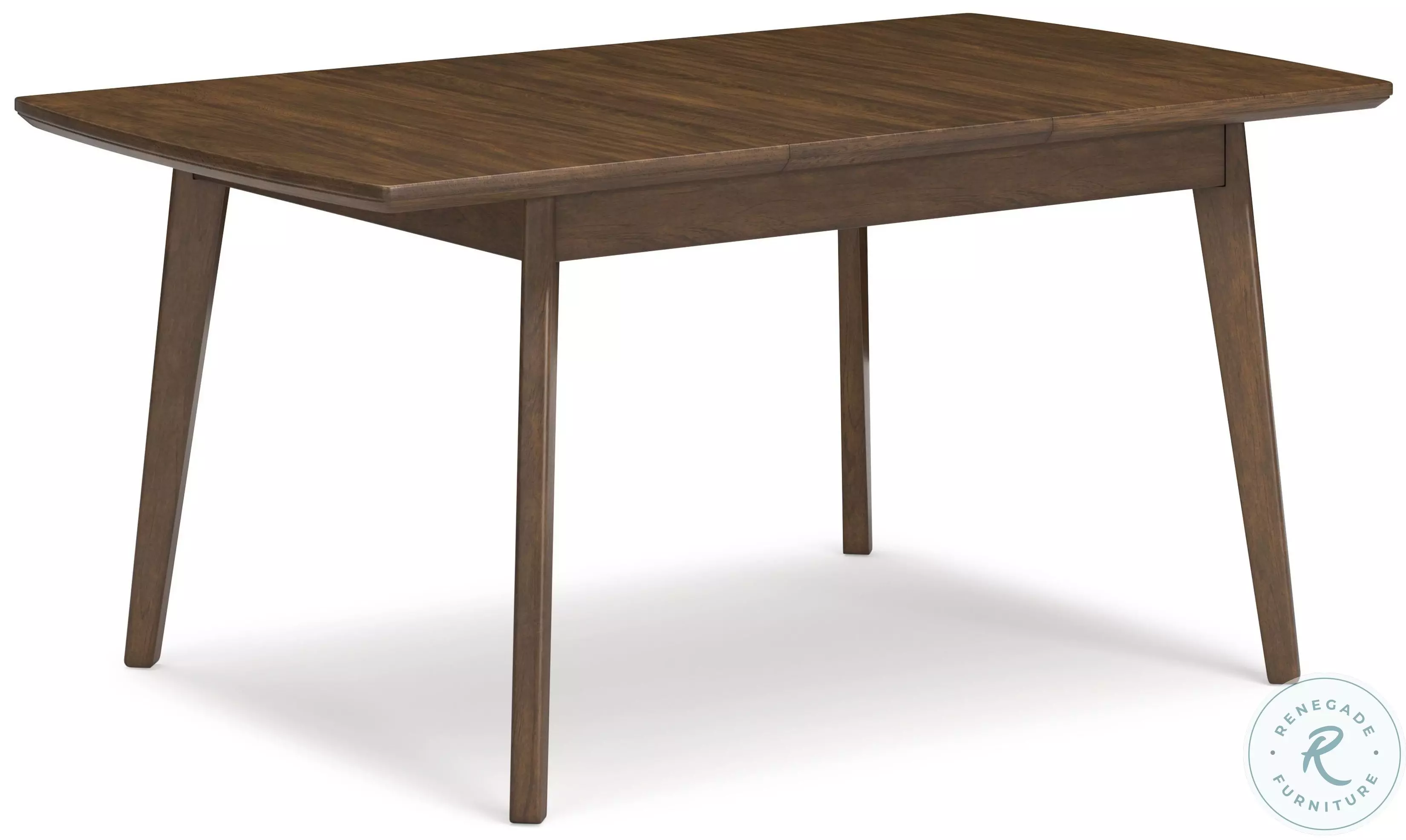 Lyncott Medium Brown Extendable Rectangular Dining Table From Home ...