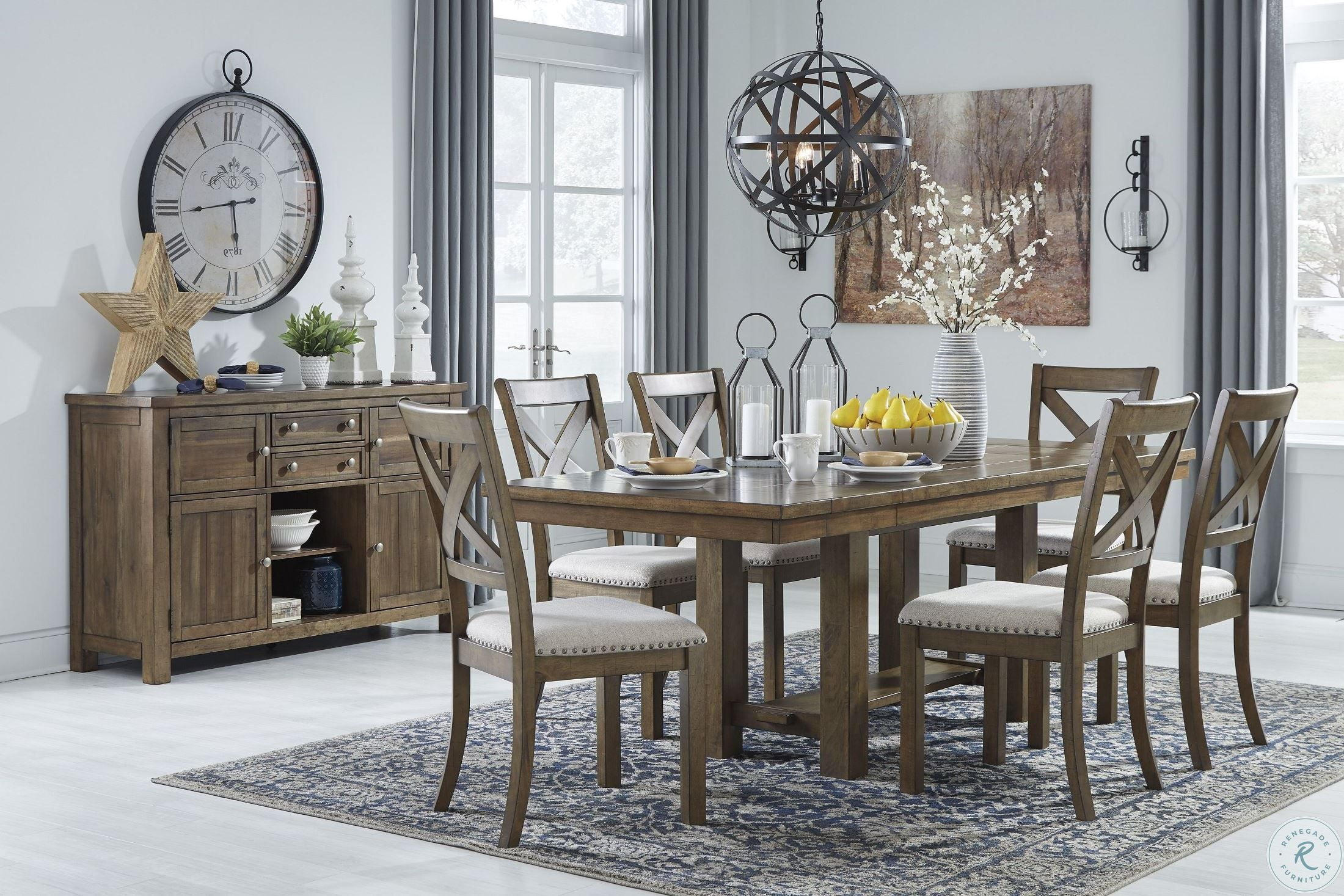 Moriville Grayish Brown Extendable Rectangular Dining Table ...