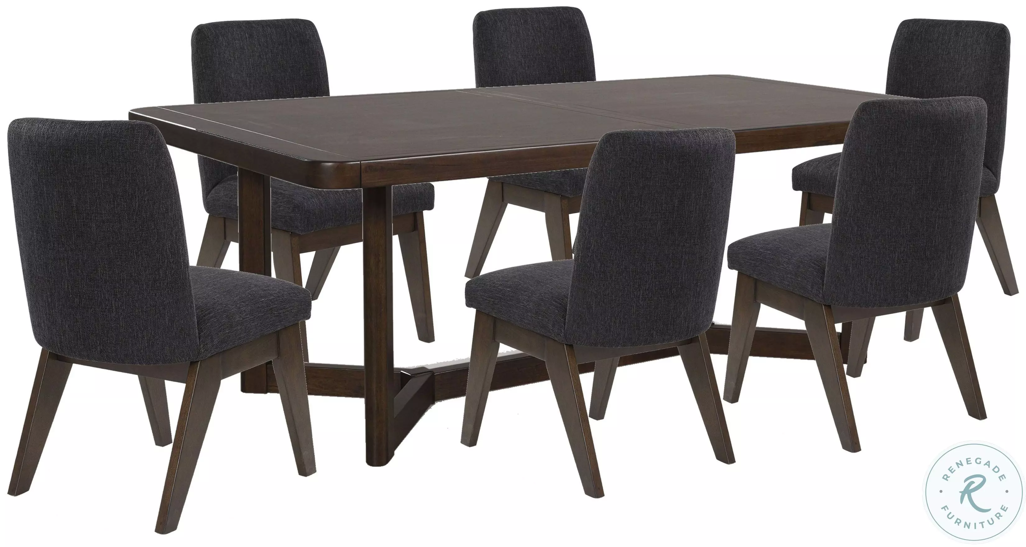 Kendamor Dark Brown Extendable Dining Room Set from Ashley Furniture | Coleman Furniture