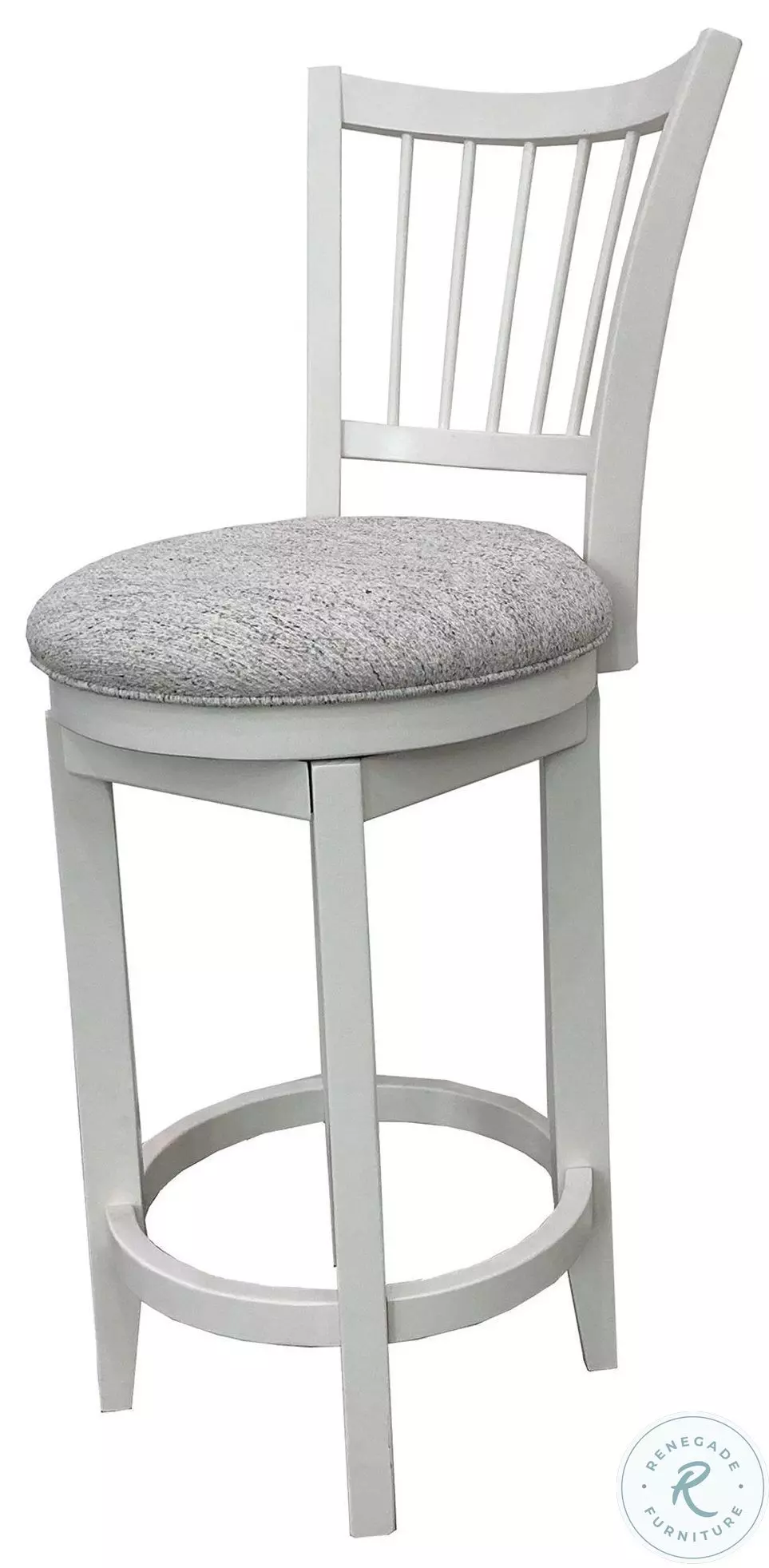 Americana Modern Cotton Spindle Back Swivel Bar Stool From Parker House ...