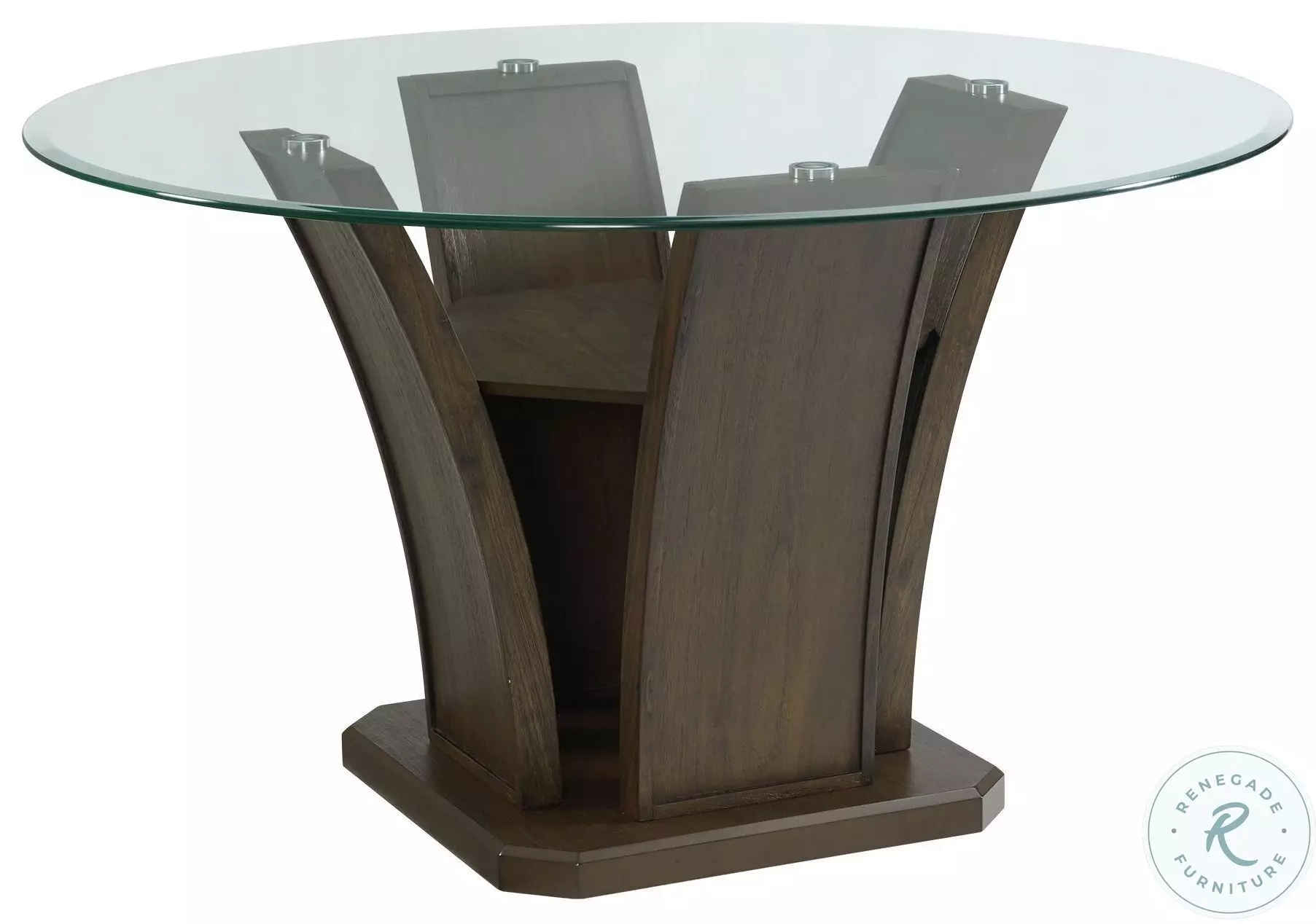 Simms Walnut Round Dining Table From Picket House Furnishings | Coleman ...