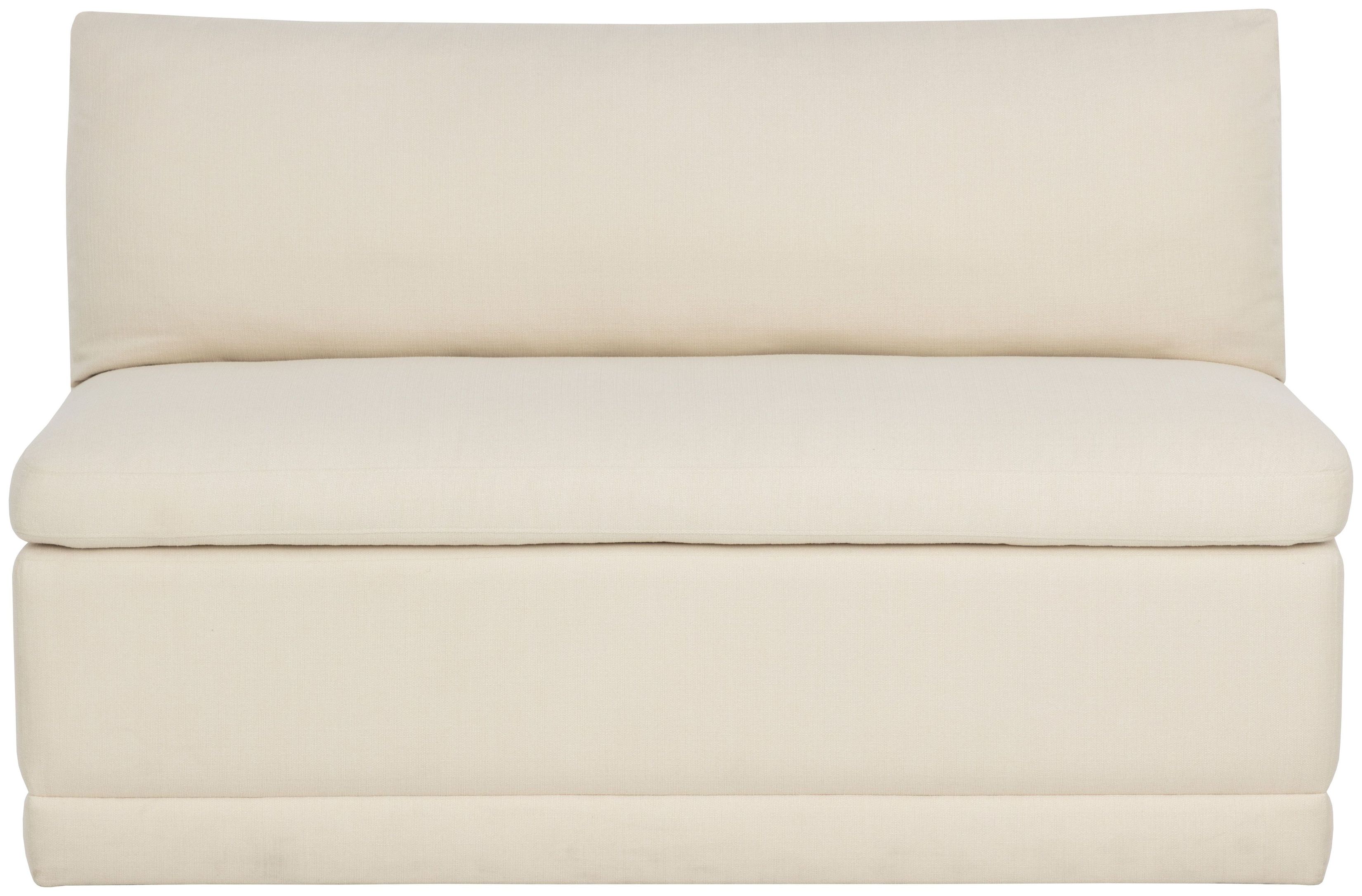 Rafaila Zenith Alabaster Performance Fabric 59" Banquette from Artisan ...