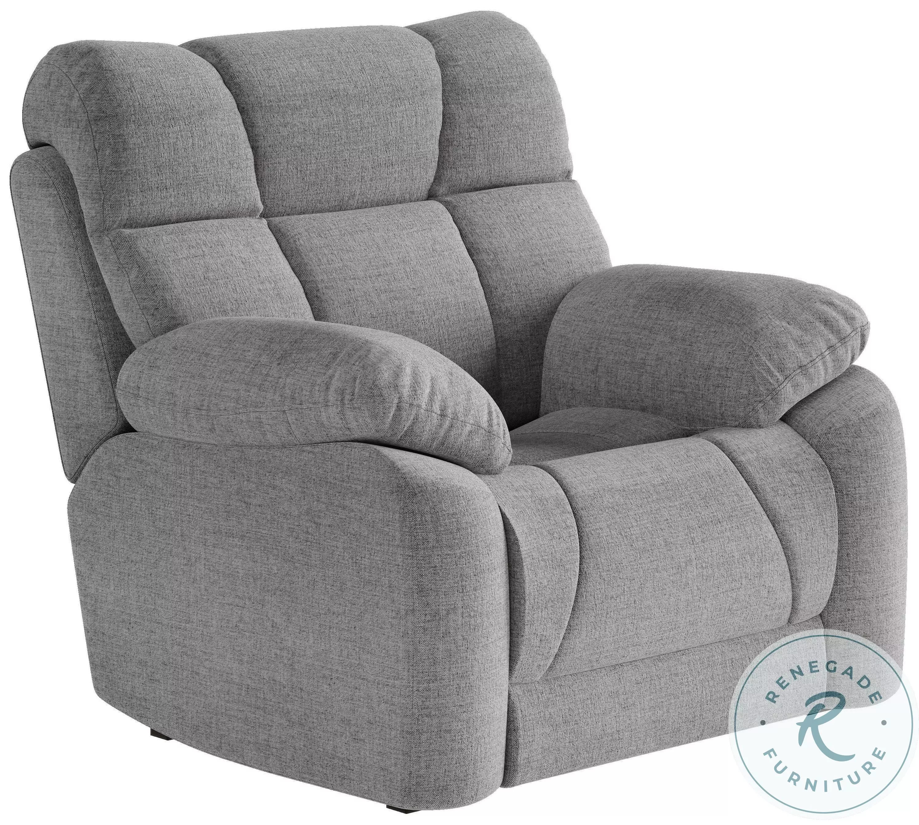 Wild Card Bahari Platinum Power Headrest Rocker Recliner From Southern ...