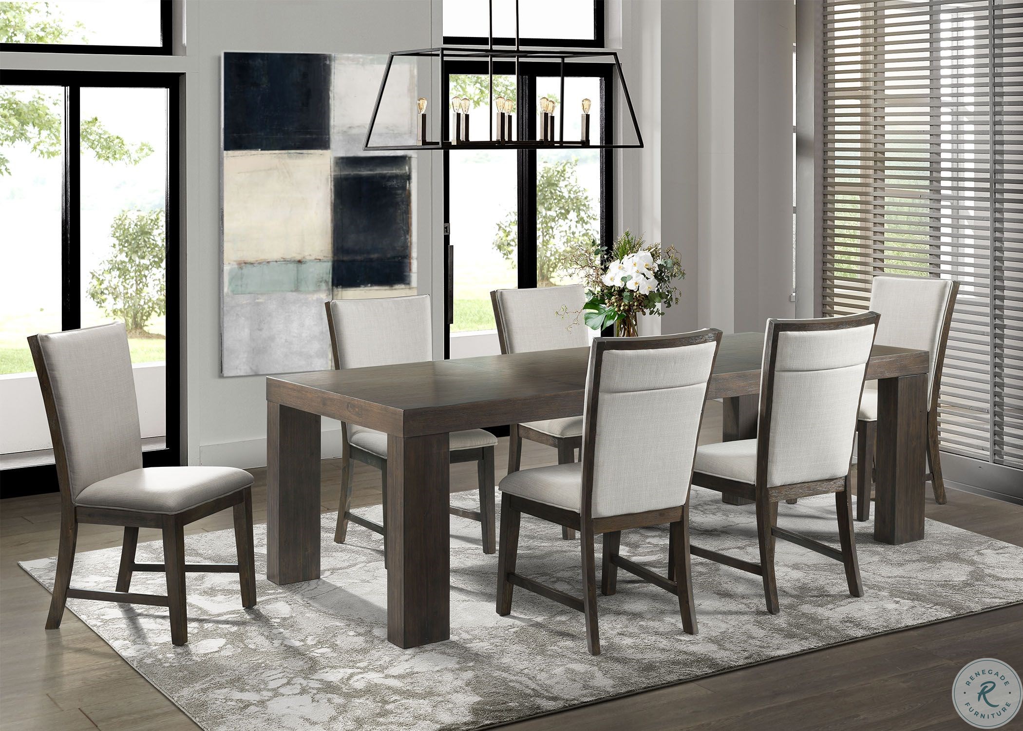 Jasper Dark Walnut Extendable Rectangular Dining Table from Elements ...