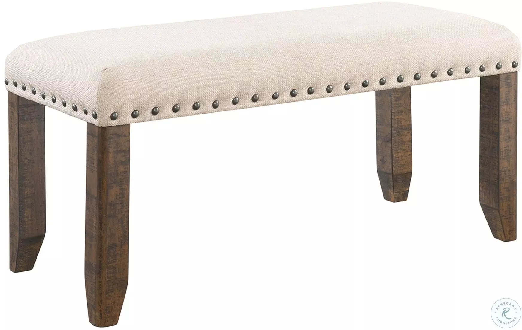 Dex Cream Upholstered Bench from Elements Furniture | Coleman Furniture