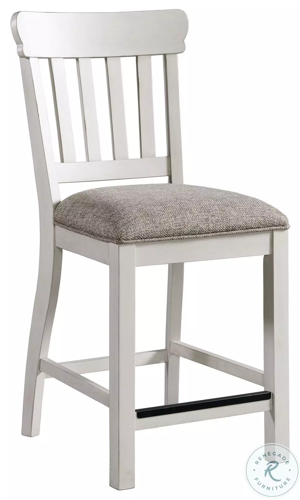 Drake Gray Slat Back Counter Height Stool Set of 2 From Home Gallery ...