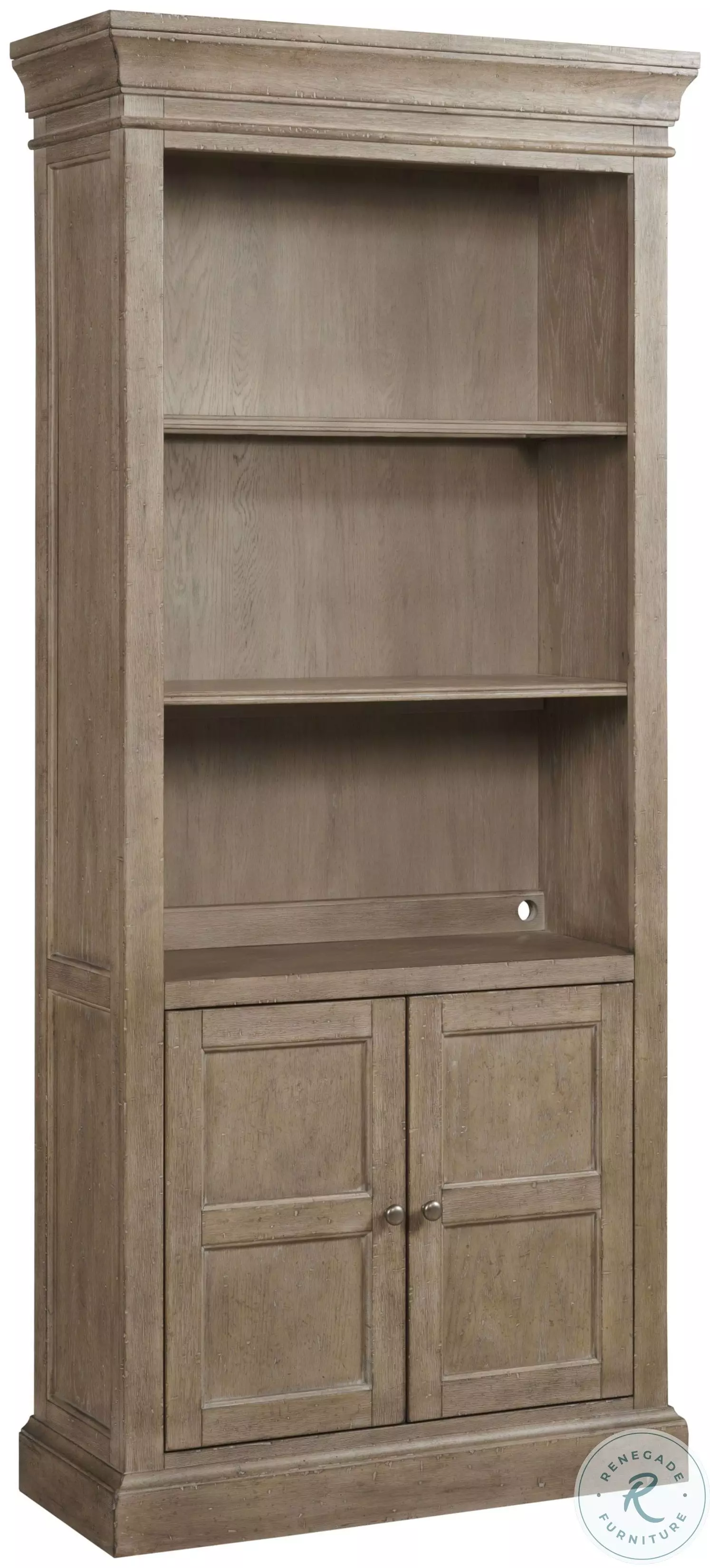 Donelson Vintage Natural Bookcase From Hammary | Coleman Furniture