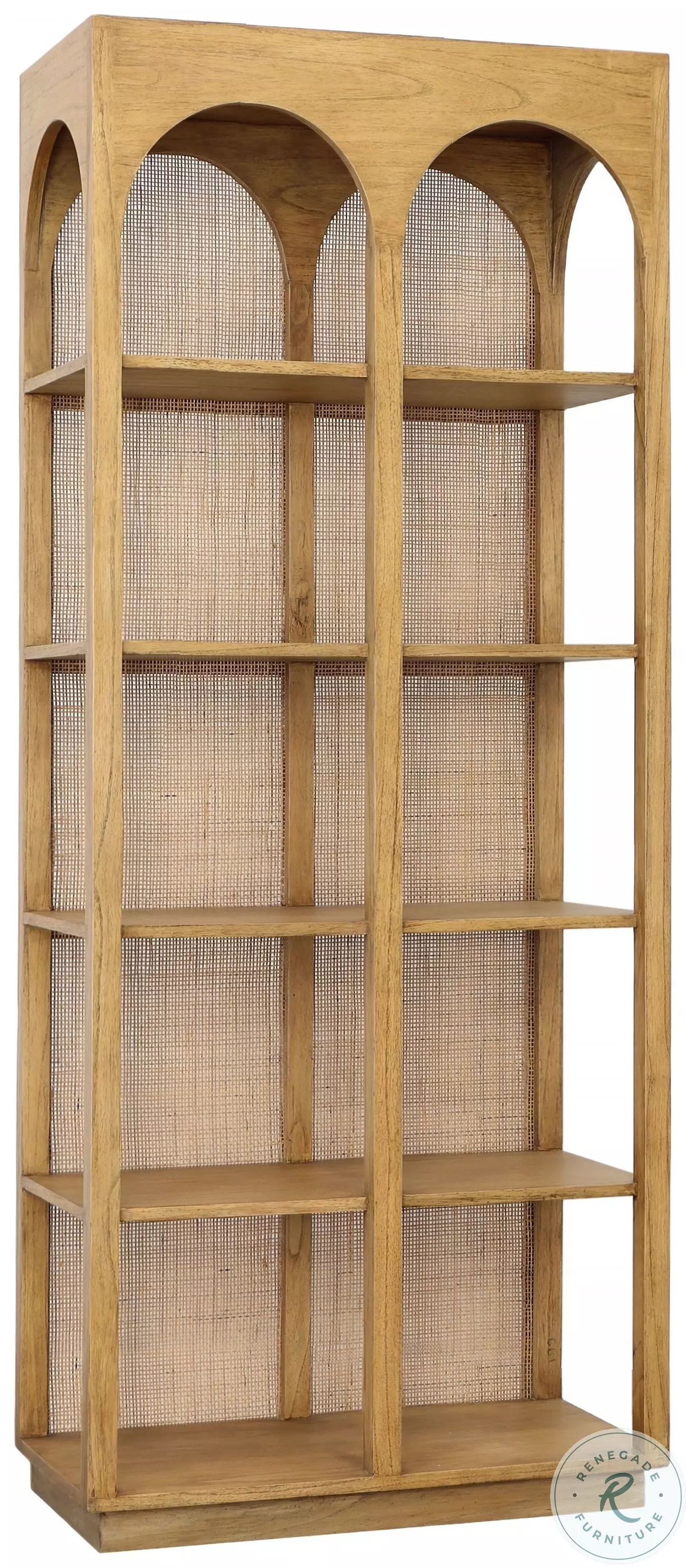 Leonard Natural Bookcase From Dovelle Home | Coleman Furniture