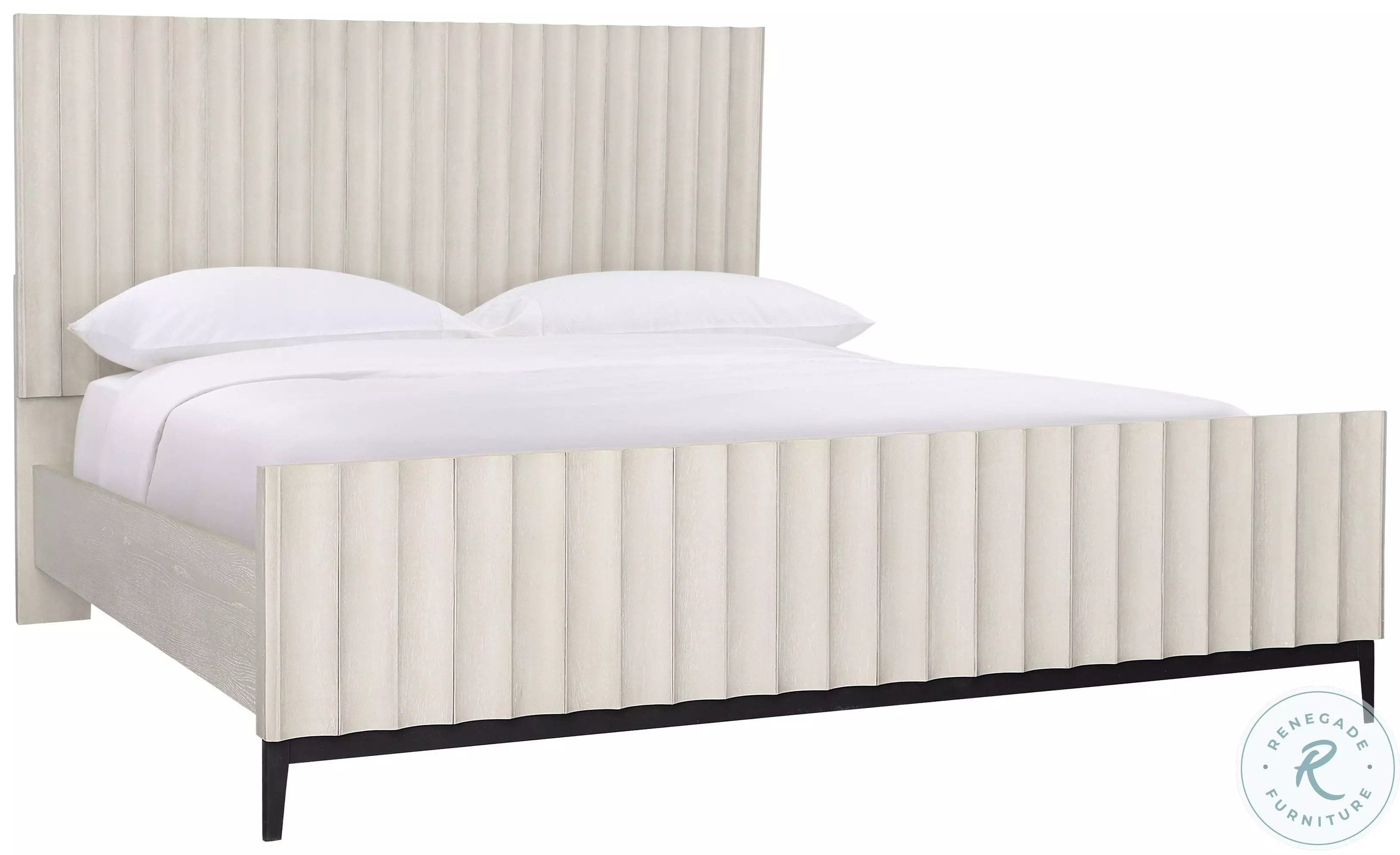 Silvi Light Grey Wash King Platform Bed From Dovelle Home | Coleman ...