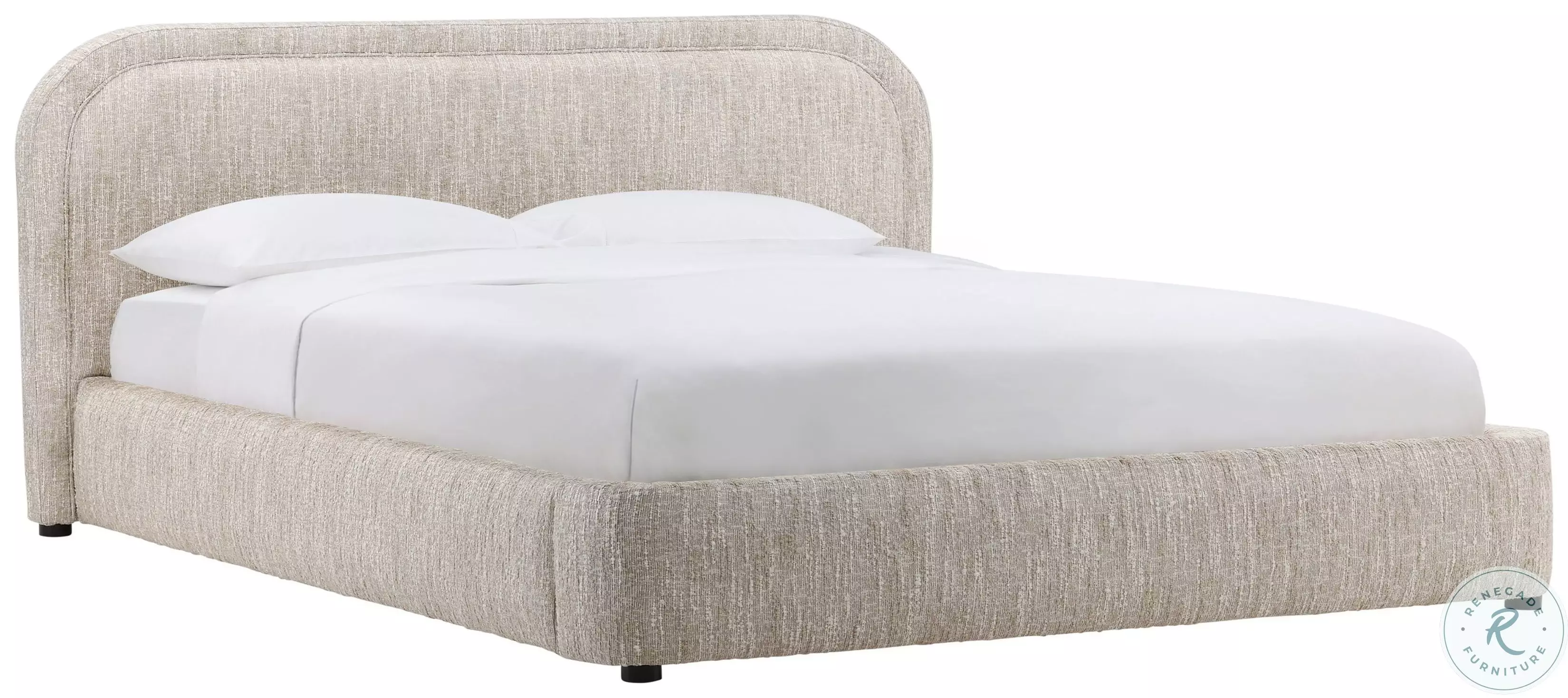 Ag Napa Beige King Upholstered Platform Bed From Dovelle Home | Coleman ...