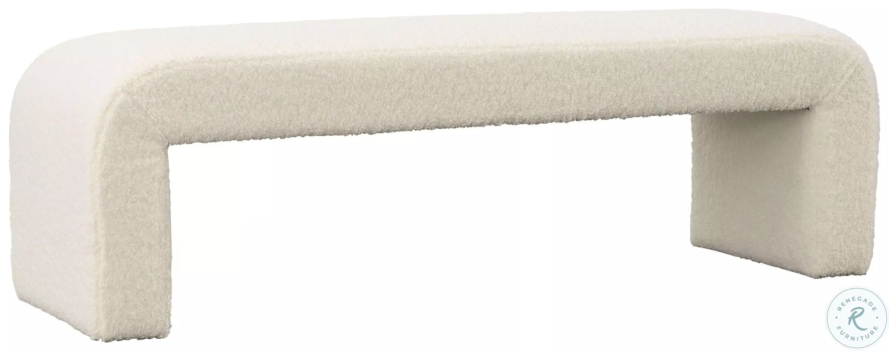 Kennet Ivory Large Bench From Dovelle Home | Coleman Furniture
