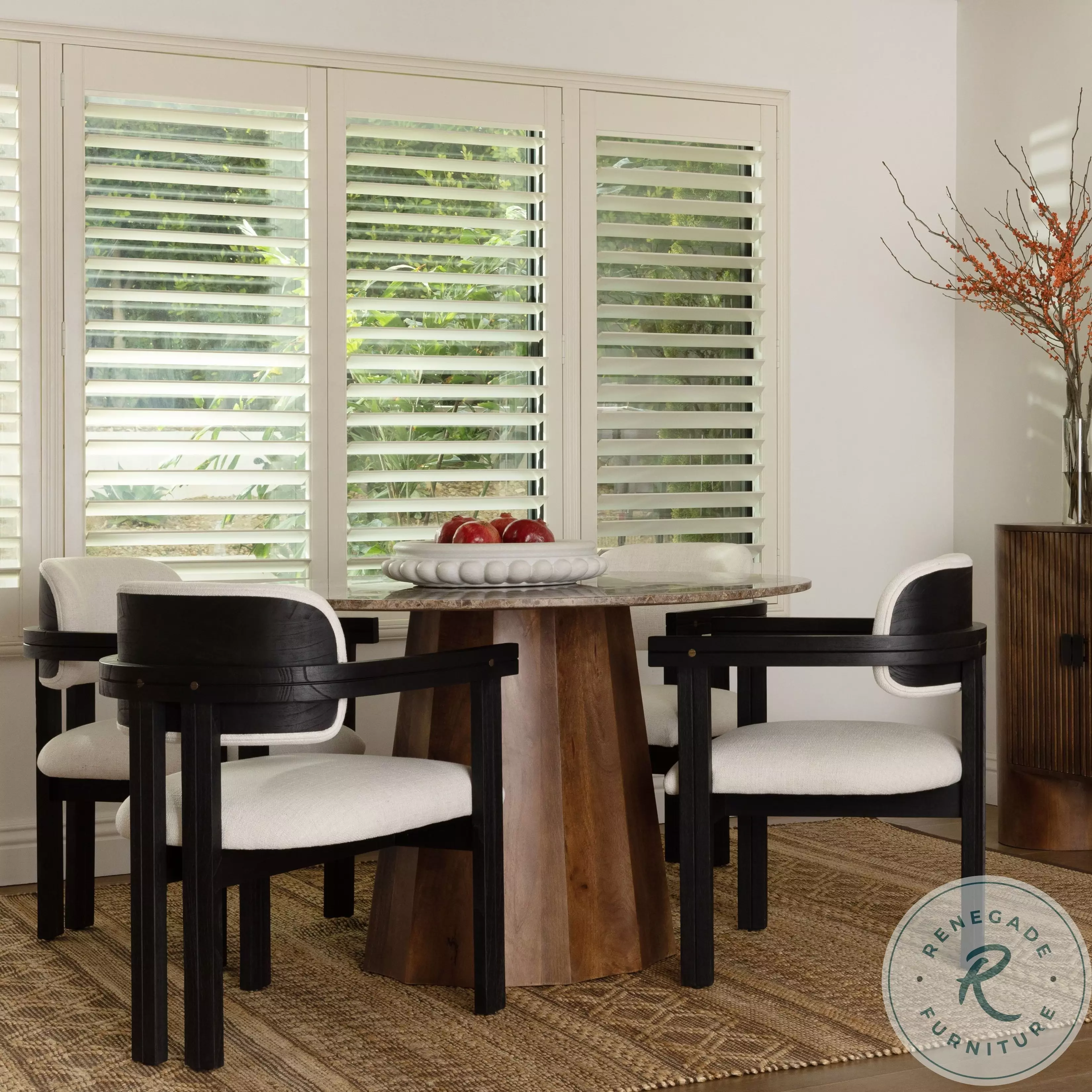 Atwel Medium Brown Dining Room Set from Dovelle Home | Coleman Furniture