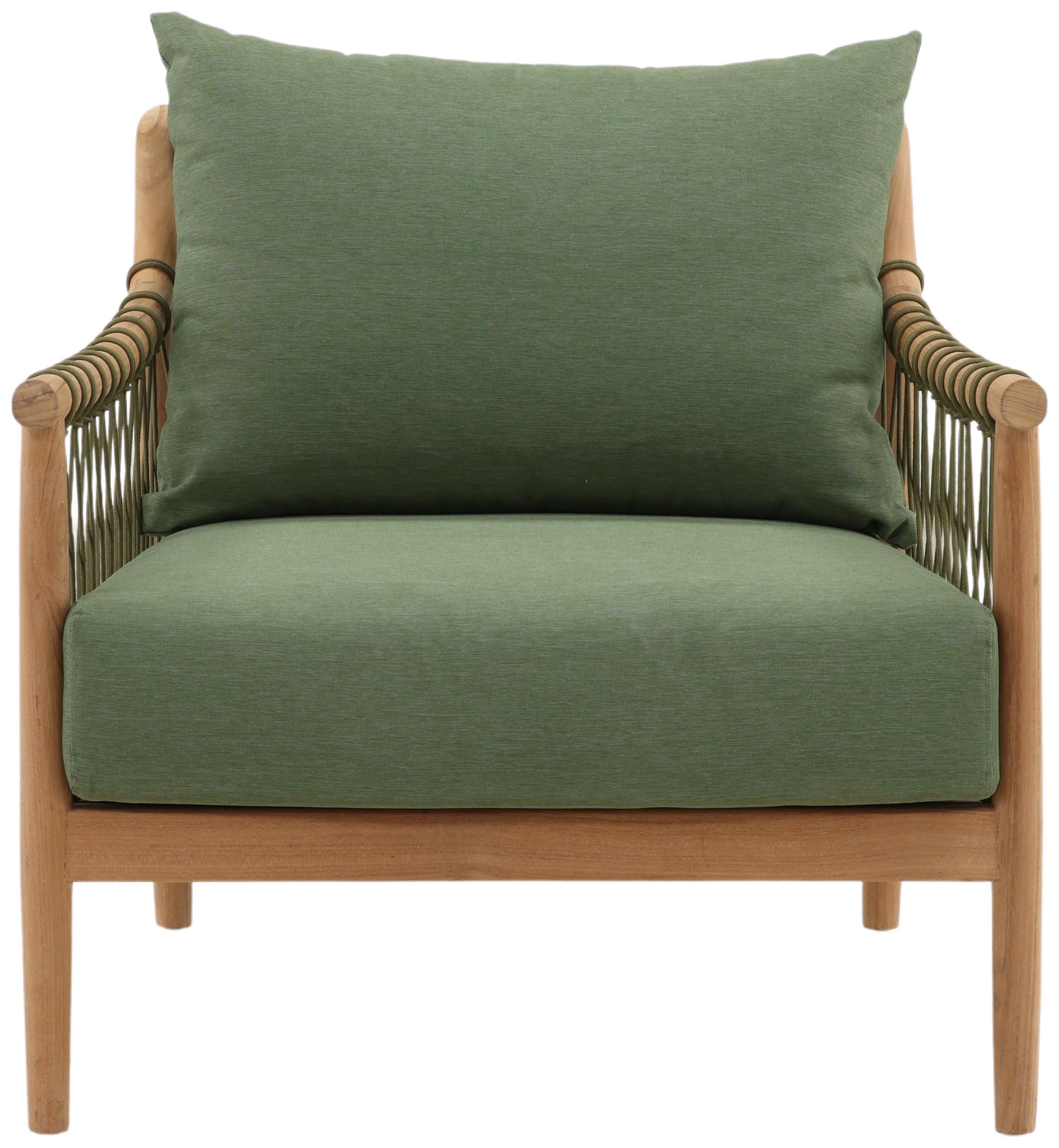 Tahoe Green Performance Fabric Outdoor Sofa Chair From Dovelle Home ...