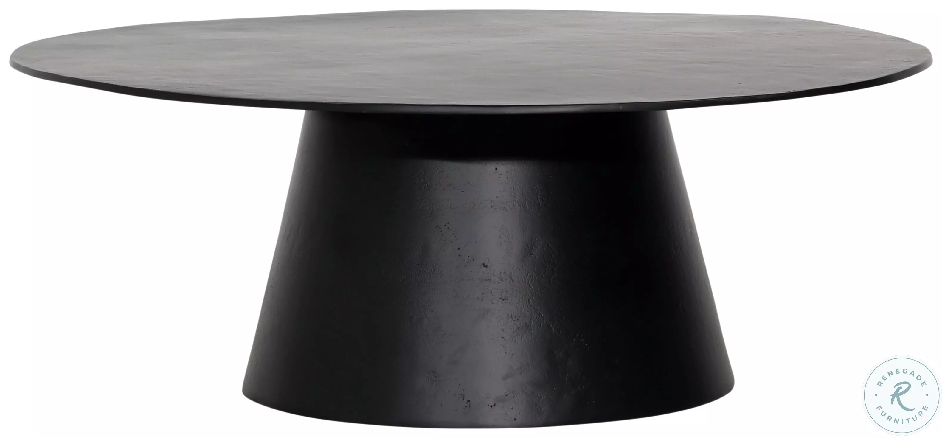 Zsol Matte Black Coffee Table From Dovelle Home | Coleman Furniture