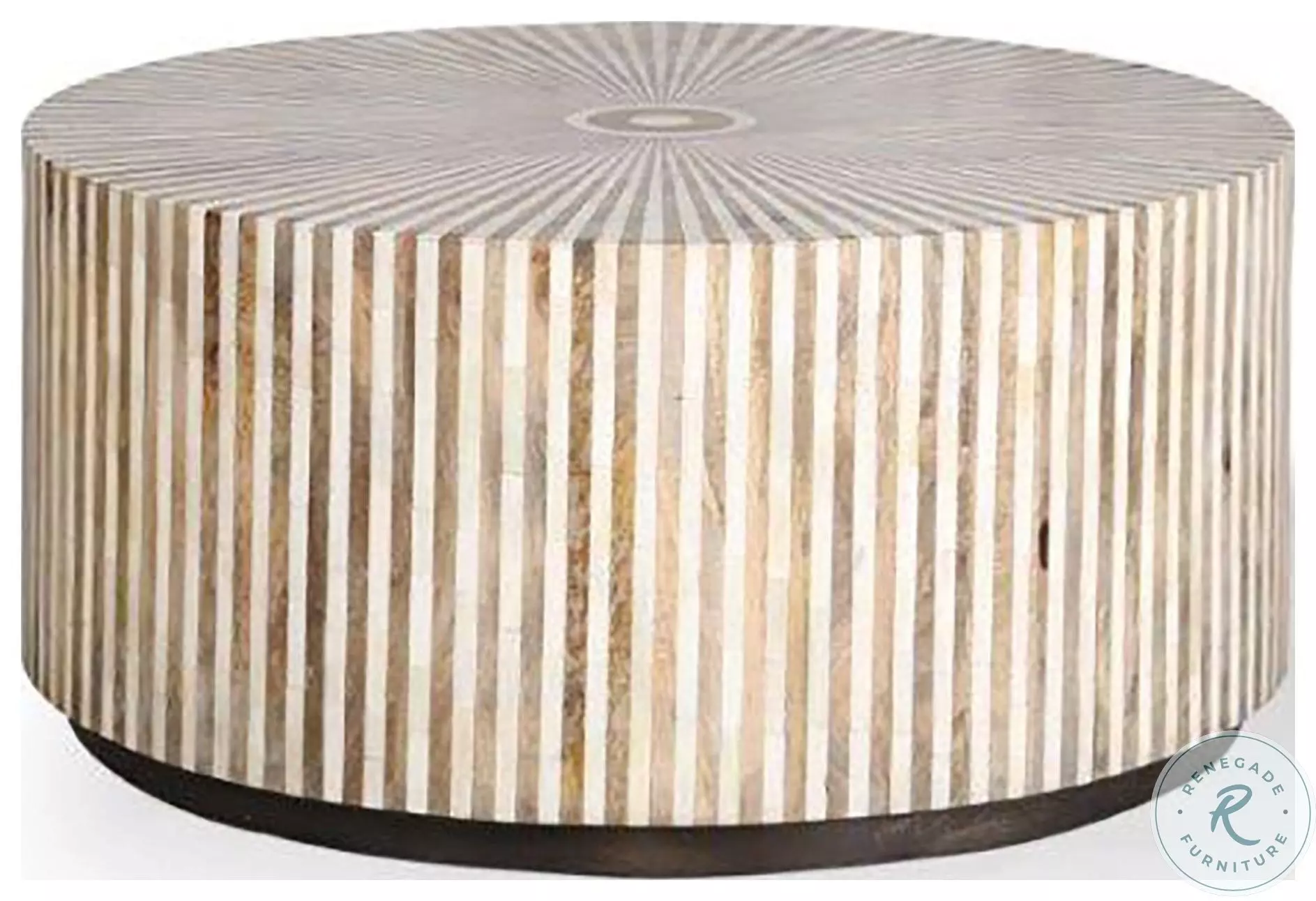 Urban Horizon Amber Round Cocktail Table From Golden Crest Home ...