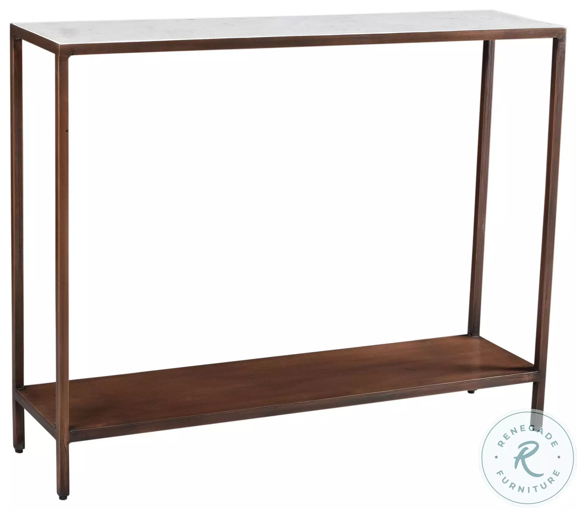 Bottego Copper Console Table from Moes Home | Coleman Furniture