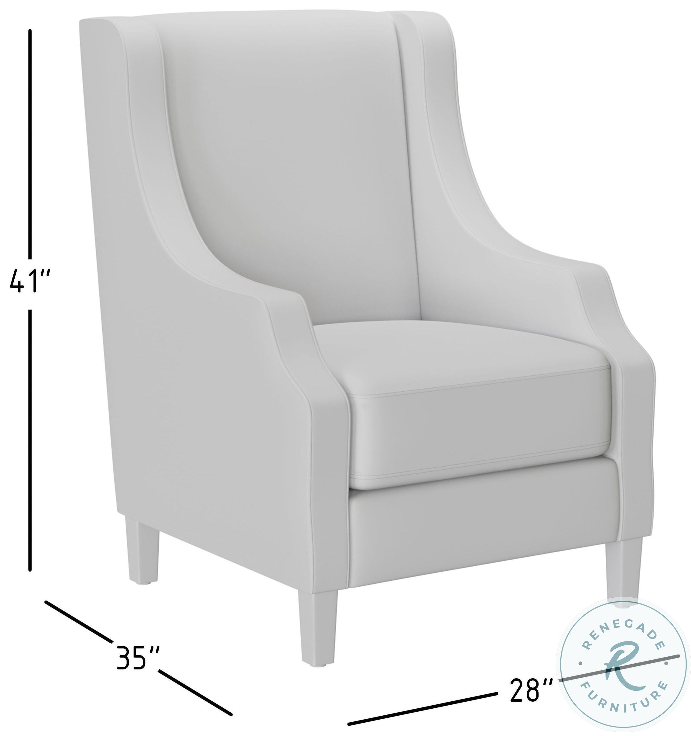 Duval Denim Accent Chair From Jofran | Coleman Furniture