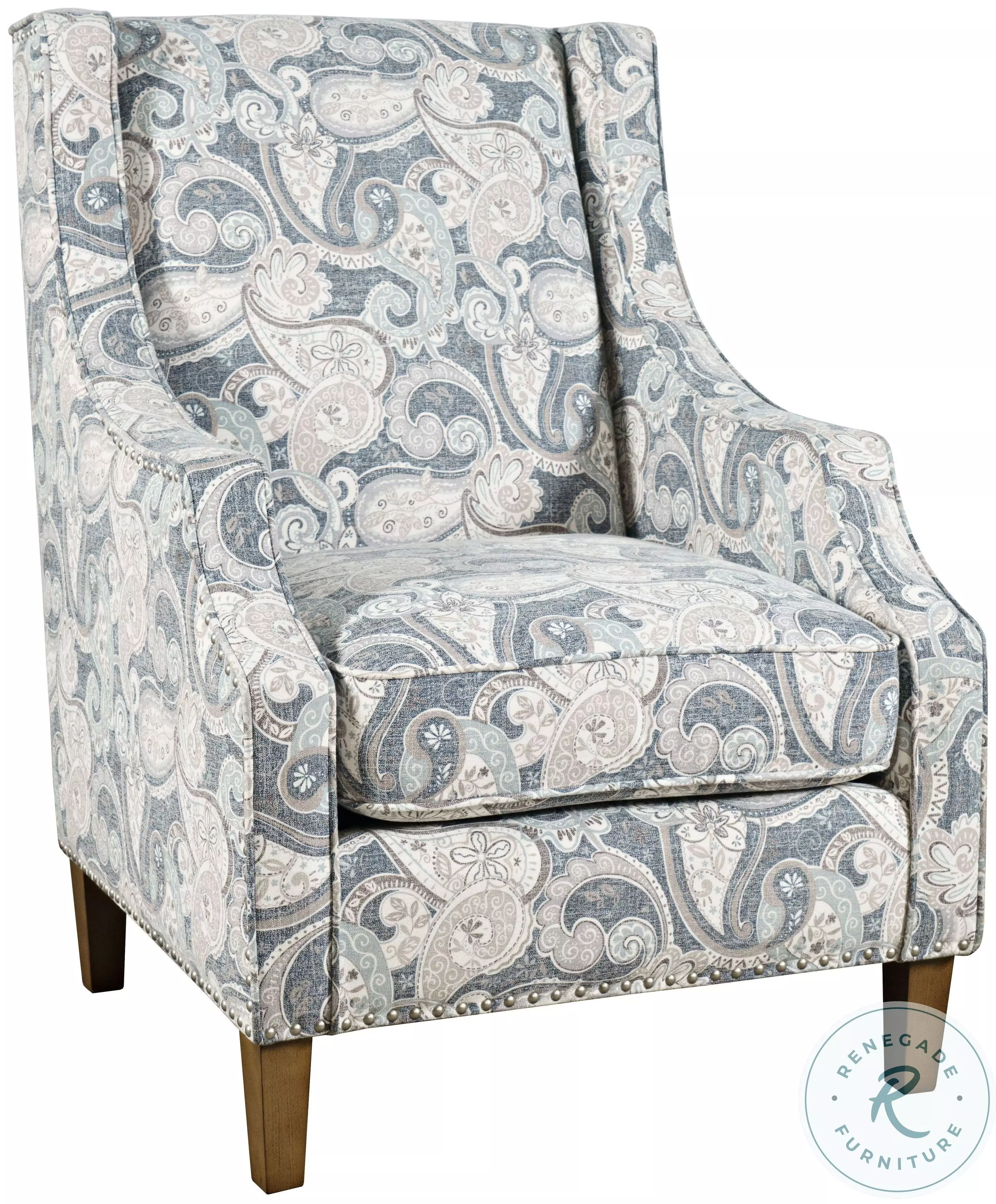 Duval Denim Accent Chair From Jofran | Coleman Furniture
