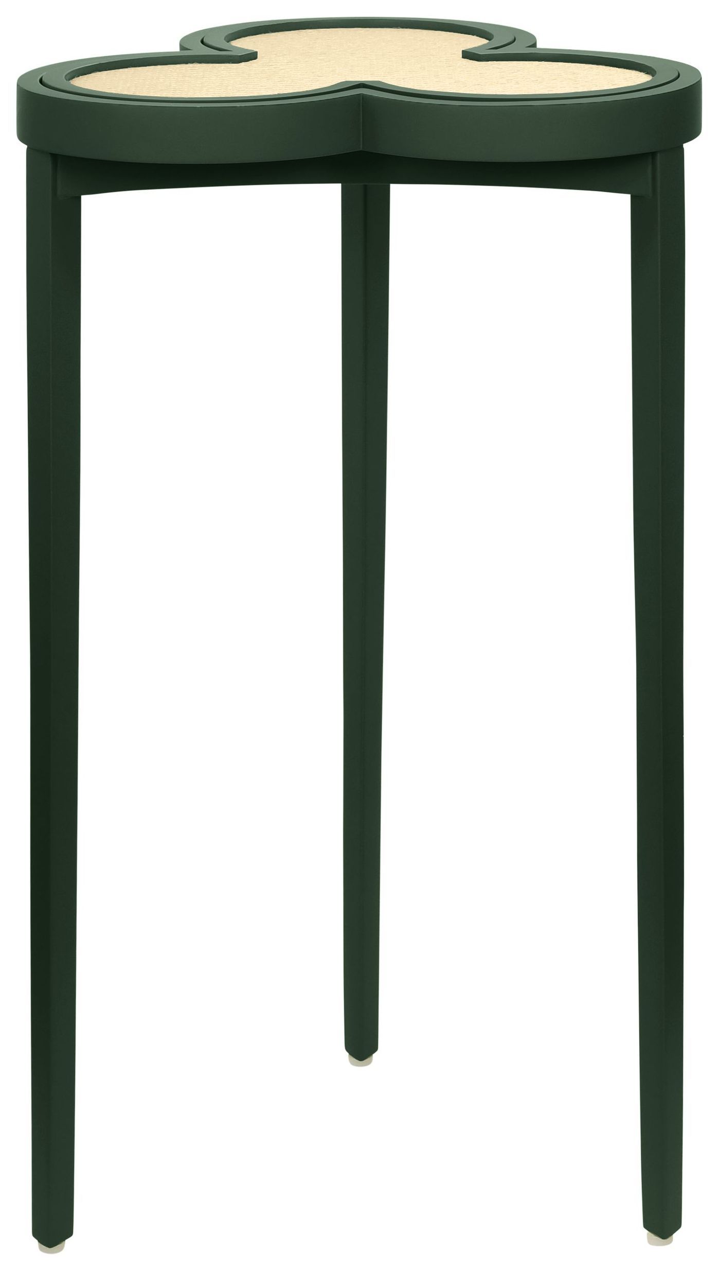 Dylan Dark Green and Brown Clover Cigar Table From Worlds Away ...