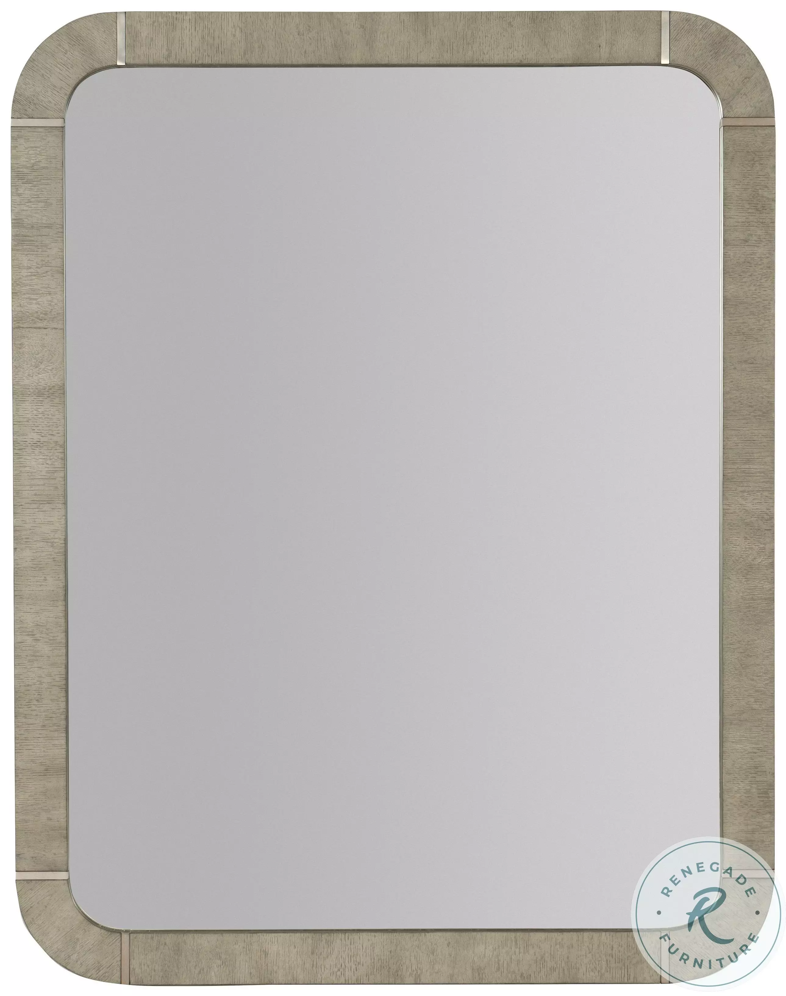 Blue Ridge Soft Smoked Gray Pinnacle Trails Mirror From Hawthorne ...