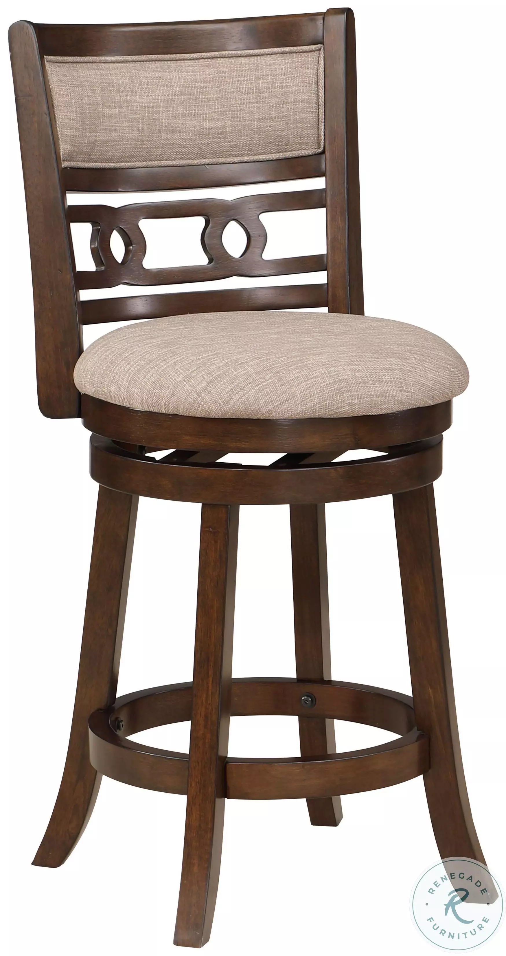Gia Brown Counter Height Stool From New Classic | Coleman Furniture