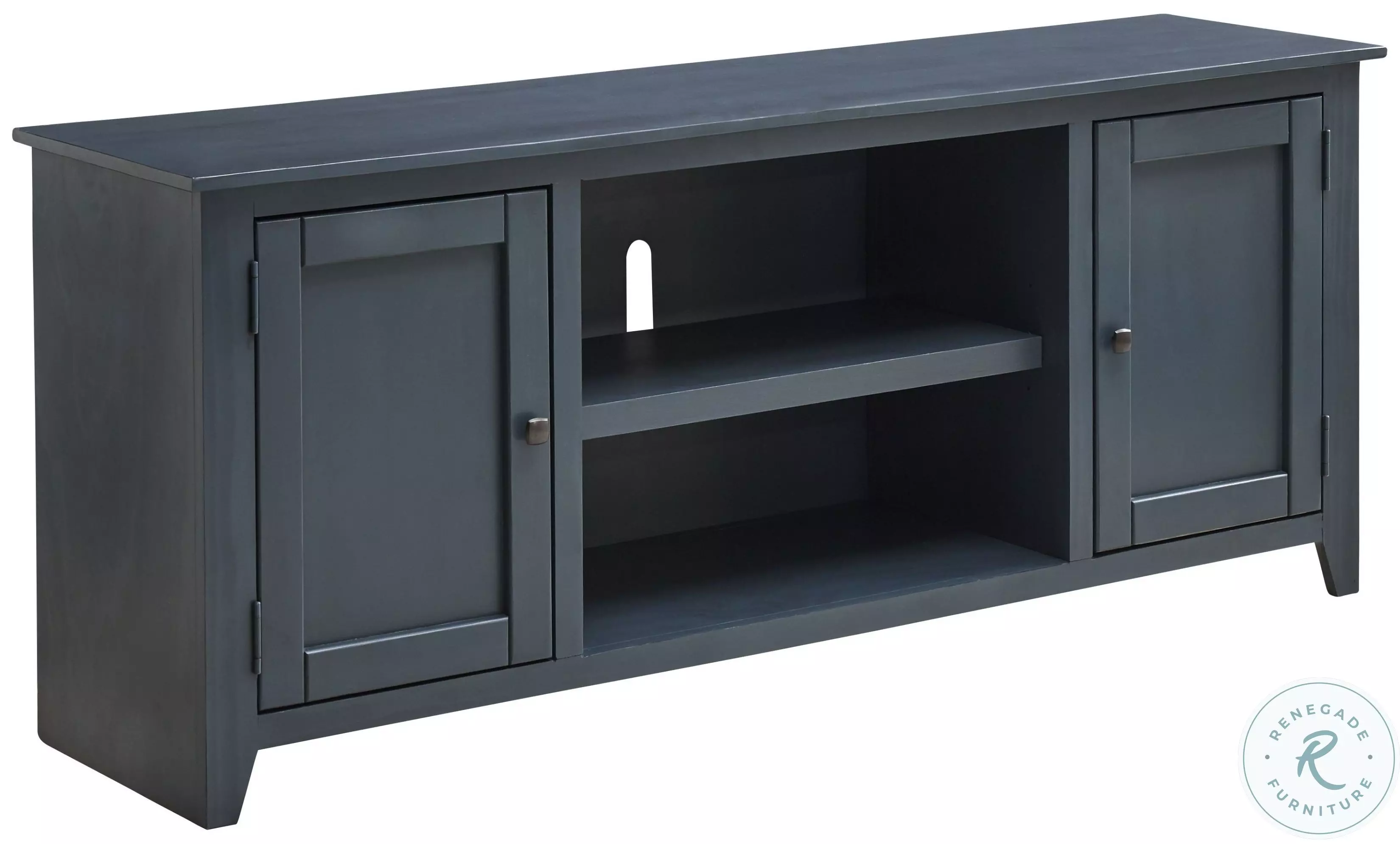 Outlaw Distressed Navy 68" TV Stand From Progressive Furniture ...