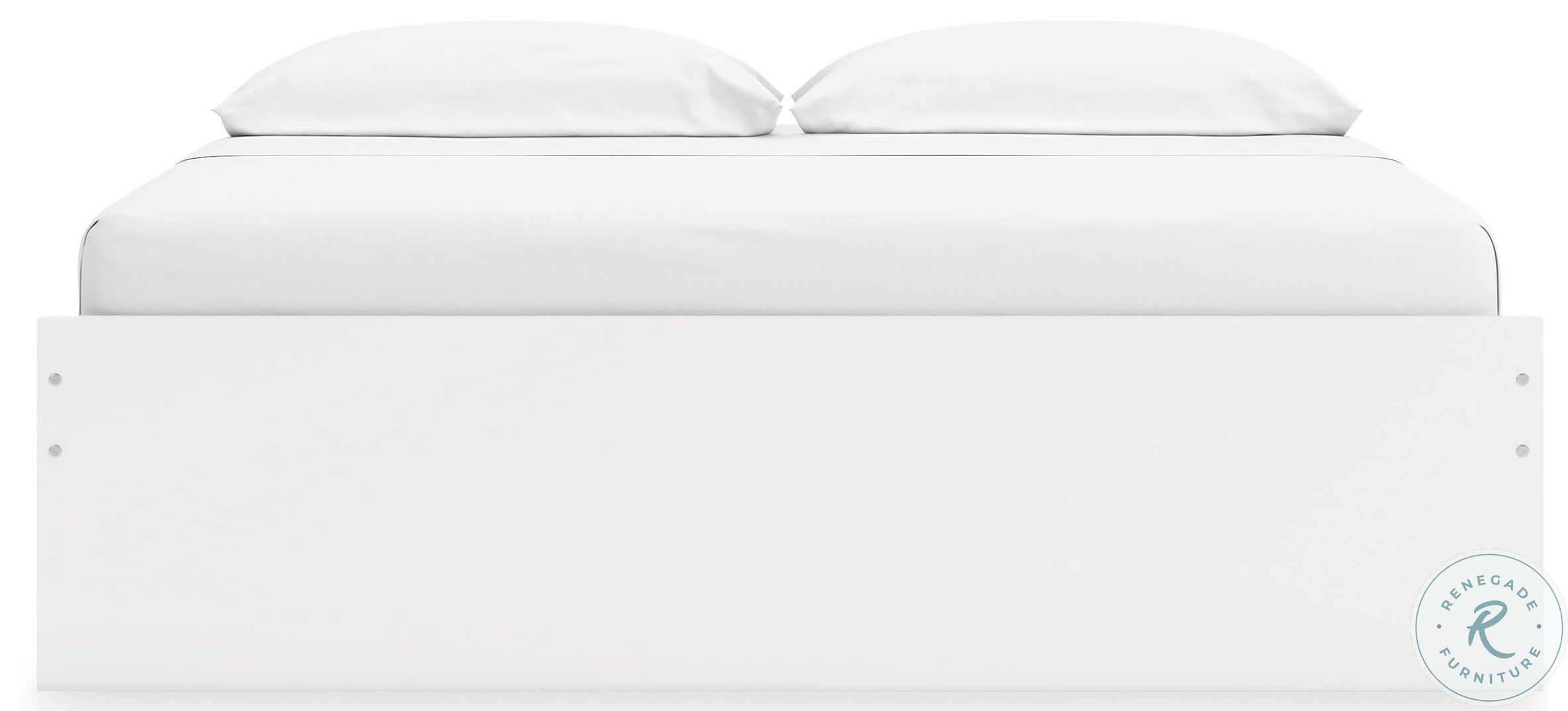 Onita White King Platform Bed From Ashley Furniture | Coleman Furniture