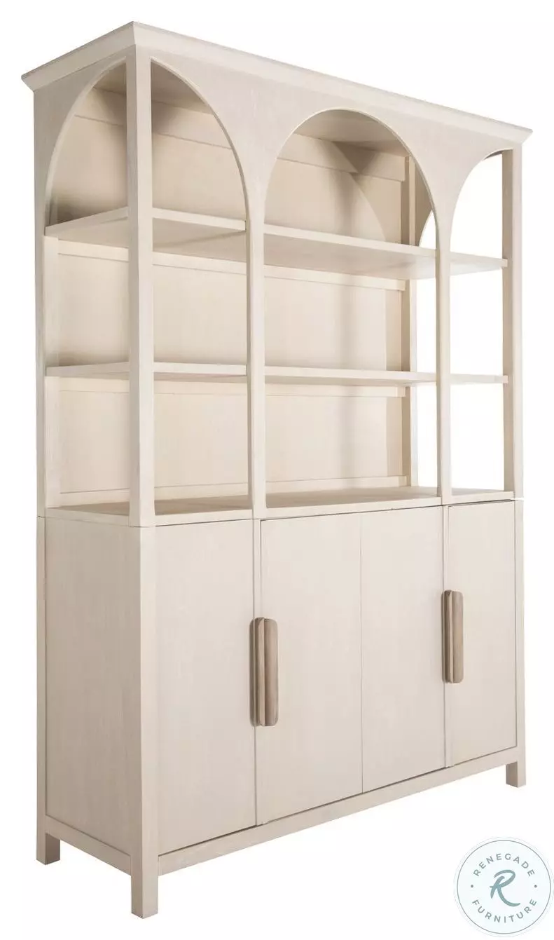 Edison Cerused White Cabinet From Gabby | Coleman Furniture