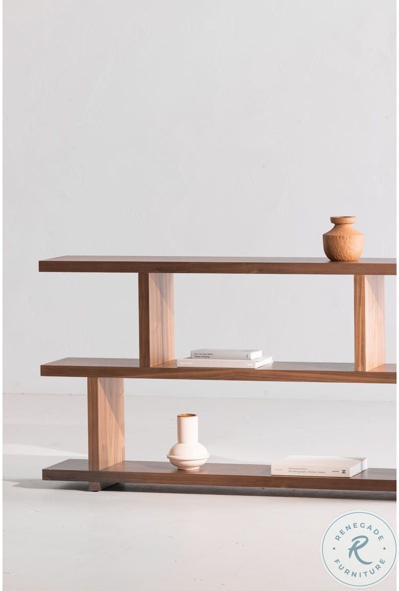 Miri Brown Small Shelf from Moes Home | Coleman Furniture