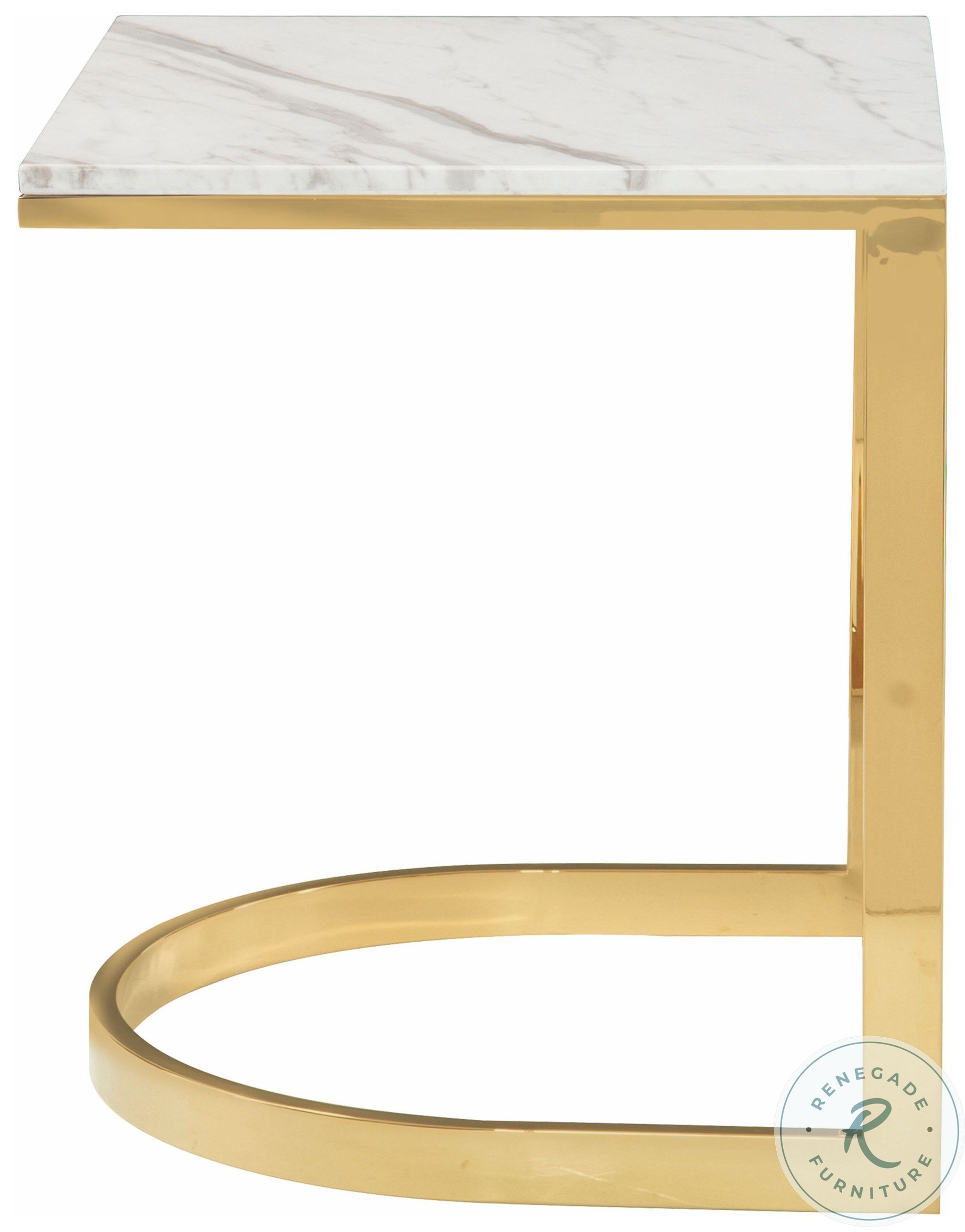 Blanchard Polished Brass End Table from Bernhardt Furniture | Coleman ...