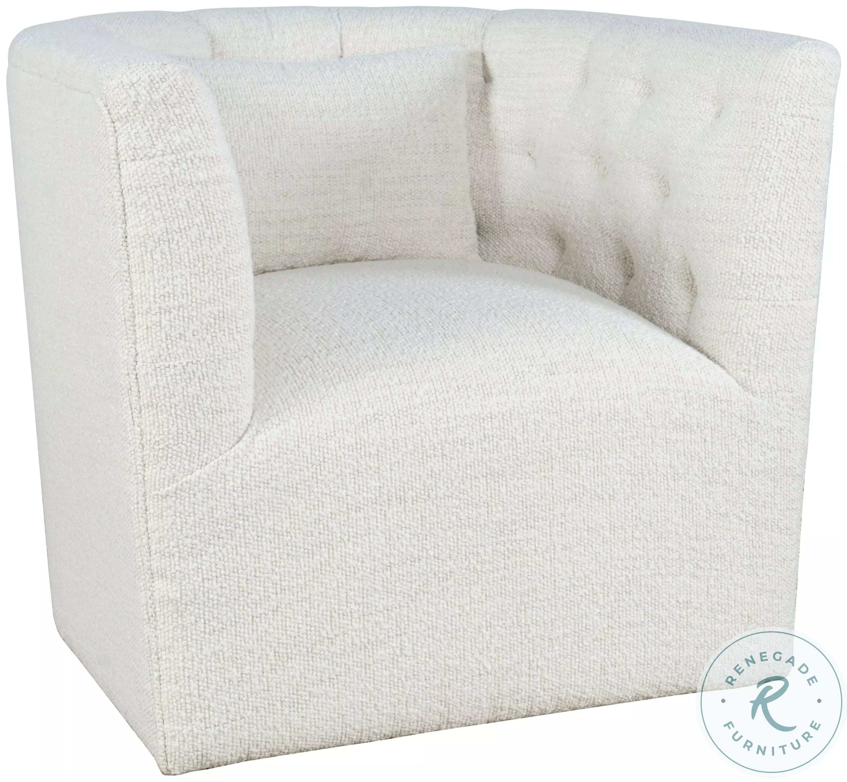 Everly Natural Swivel Accent Chair From Jofran | Coleman Furniture