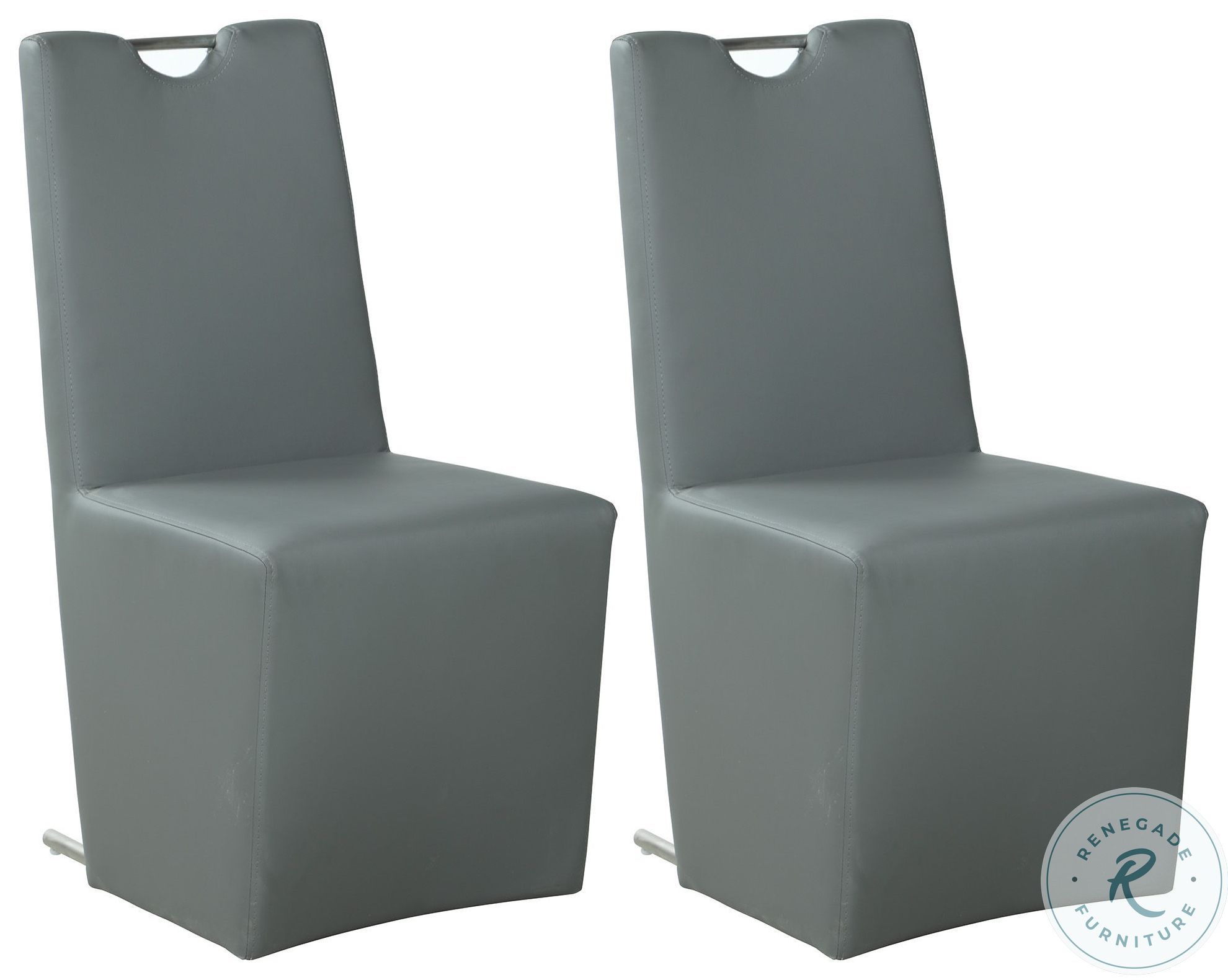 Evie Gray Side Chair Set of 2 From Home Gallery Stores | Home Gallery ...