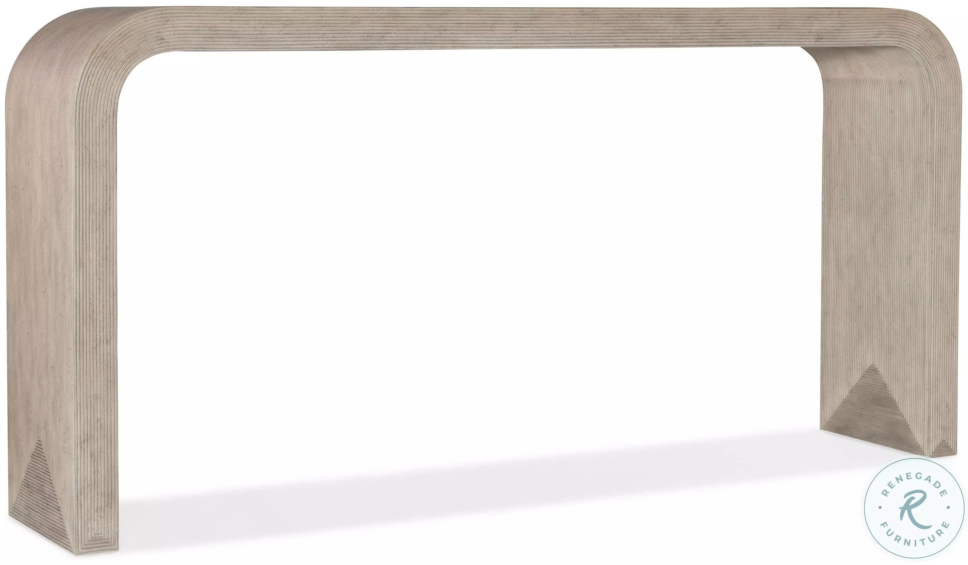 Commerce and Market Light Natural Wood Delta Console Table From Hooker ...