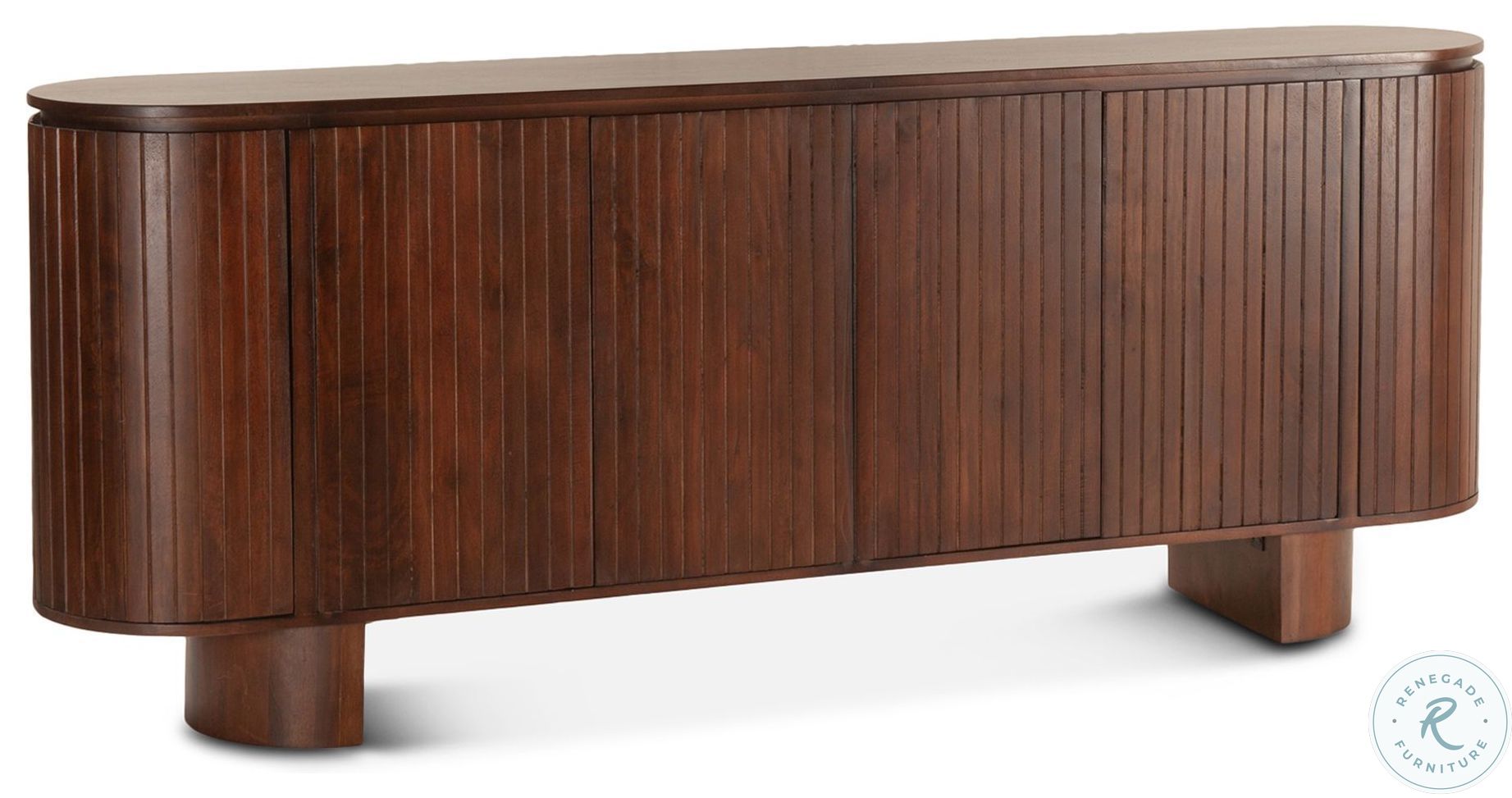 Antonio Aged Mahogany 79" Sideboard From World Interiors | Coleman Furniture