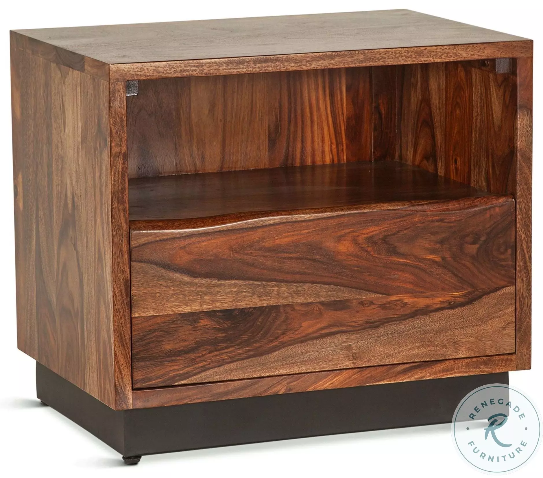 Elliston Natural Live Edge 26" Nightstand From World Interiors ...